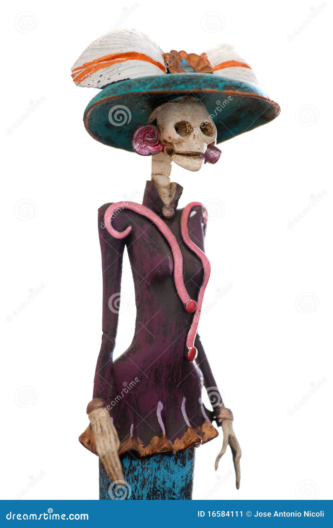 Mexican Catrina stock image. Image of afterlife, celebration - 16584111