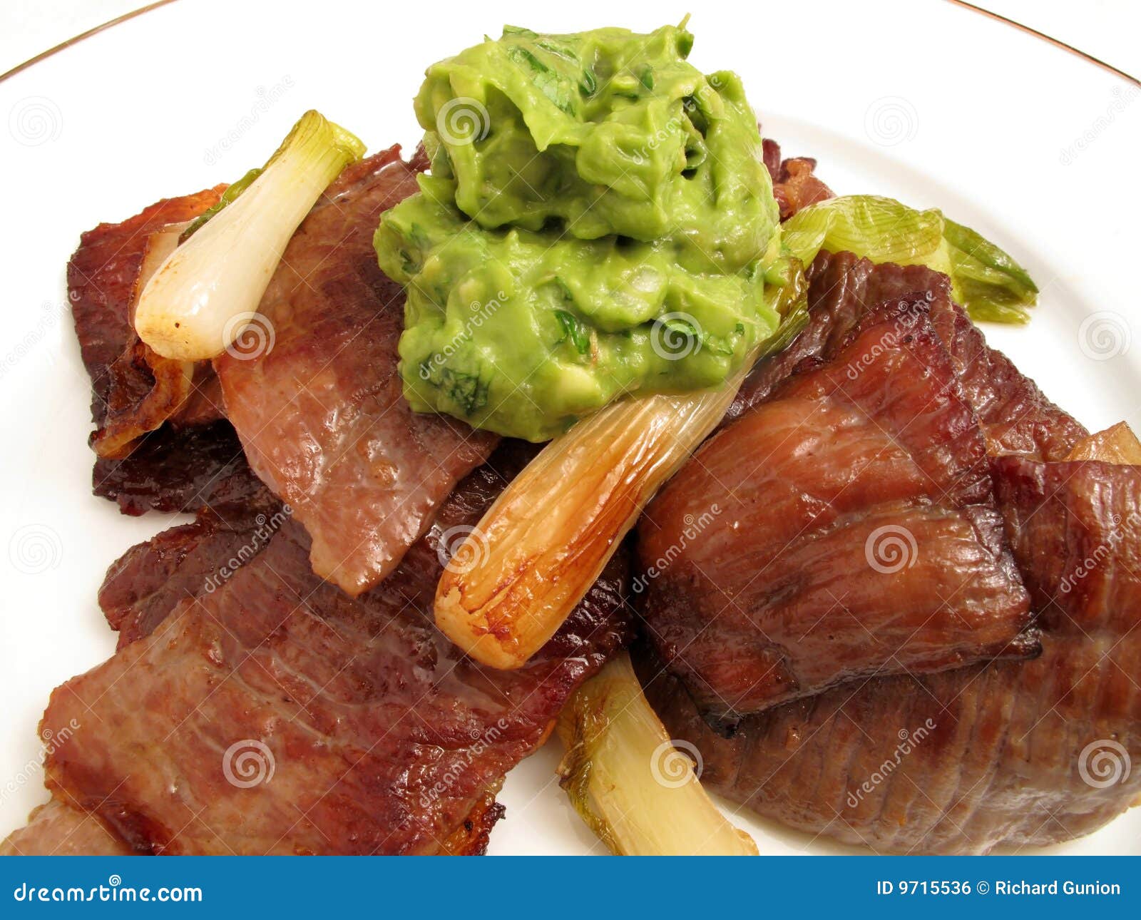 Mexican Cecina with Toppings Stock Photo - Image of onions, meat: 9715536