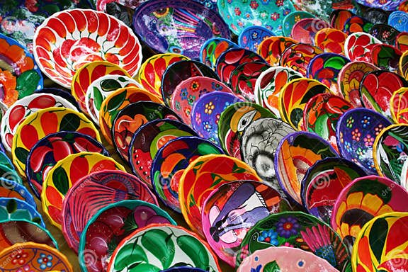 Mexican Ceramics stock photo. Image of hacienda, colors - 17447760