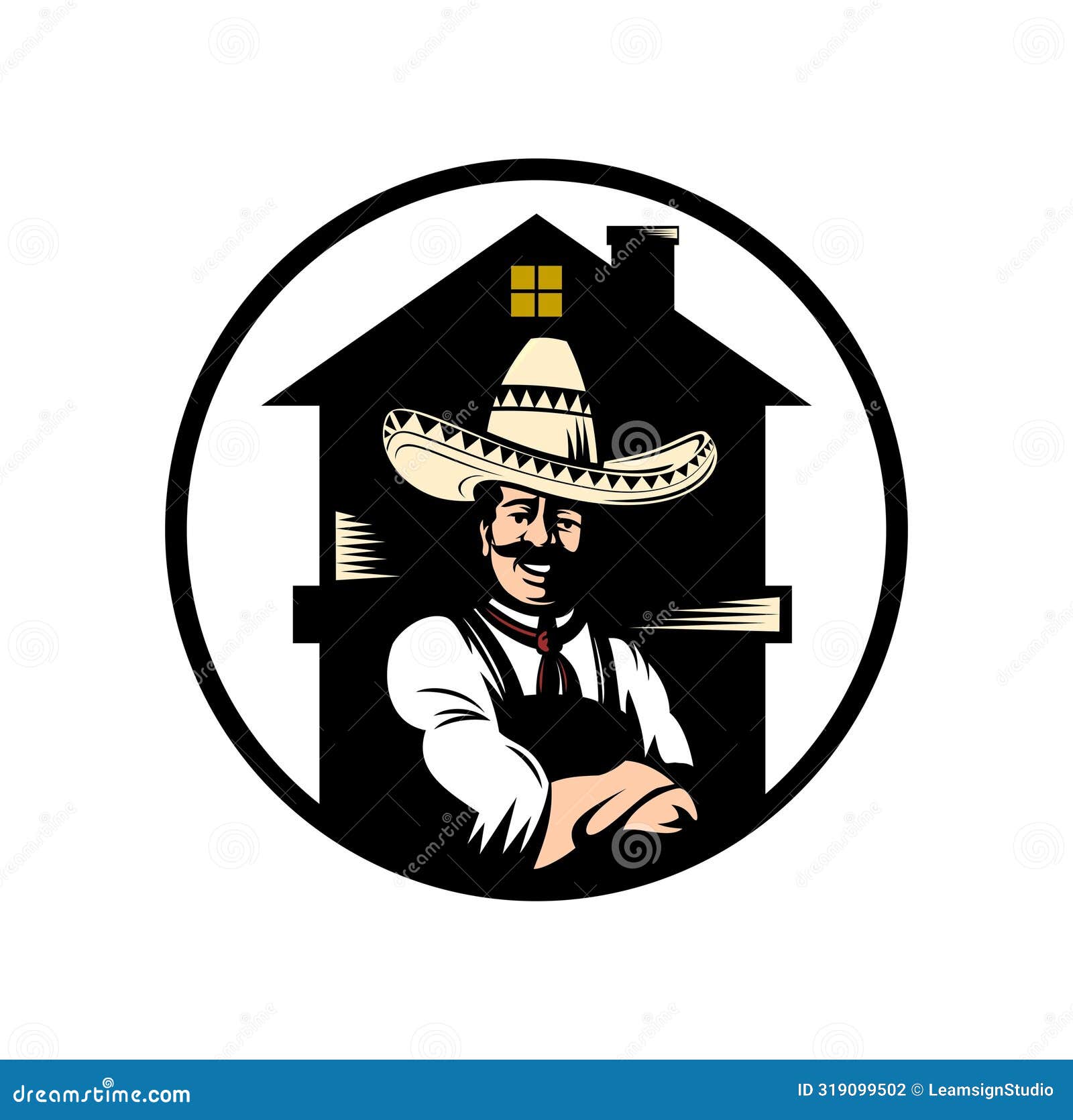 Mexican Chef Character Design Illustration Stock Vector - Illustration ...