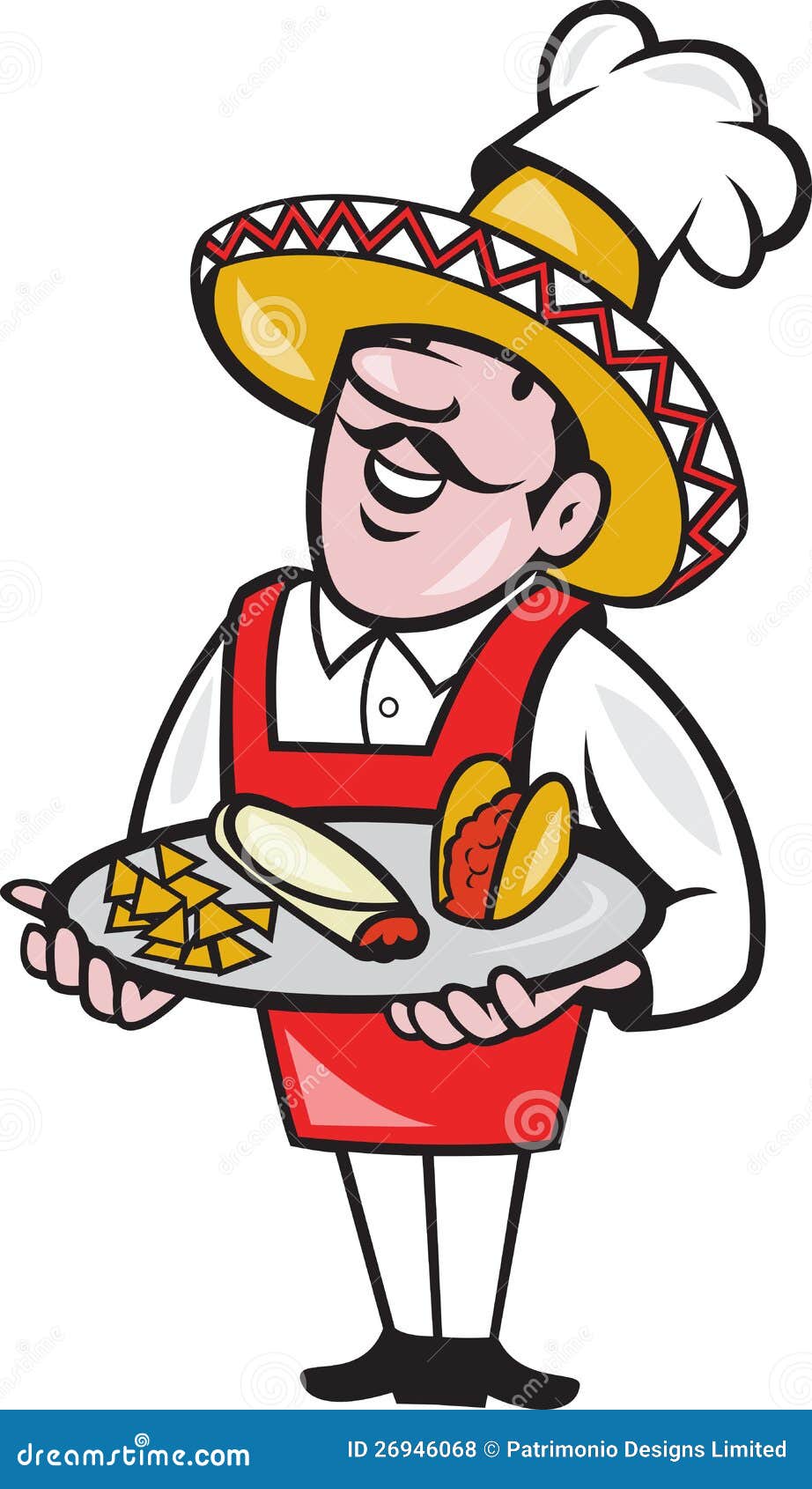 Mexican Chef Cartoon Vector | CartoonDealer.com #16733721