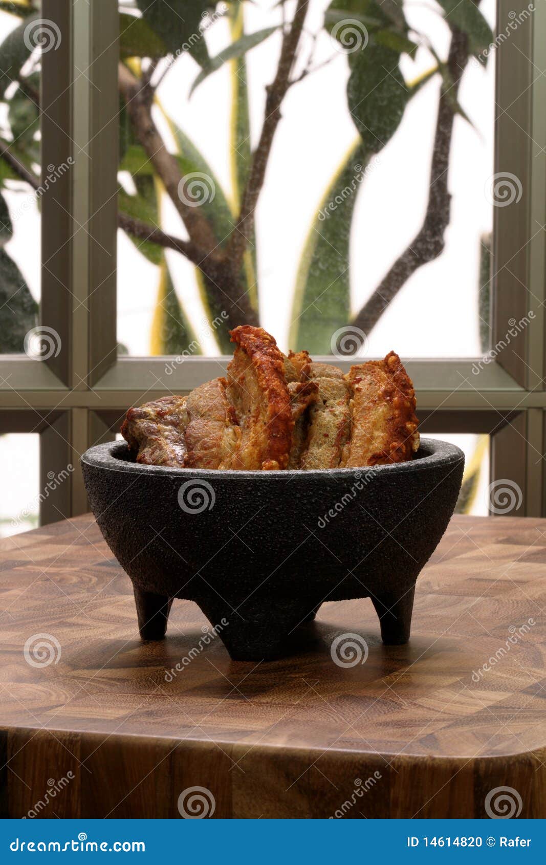 Mexican chicharron carnudo stock photo. Image of edible - 14614820