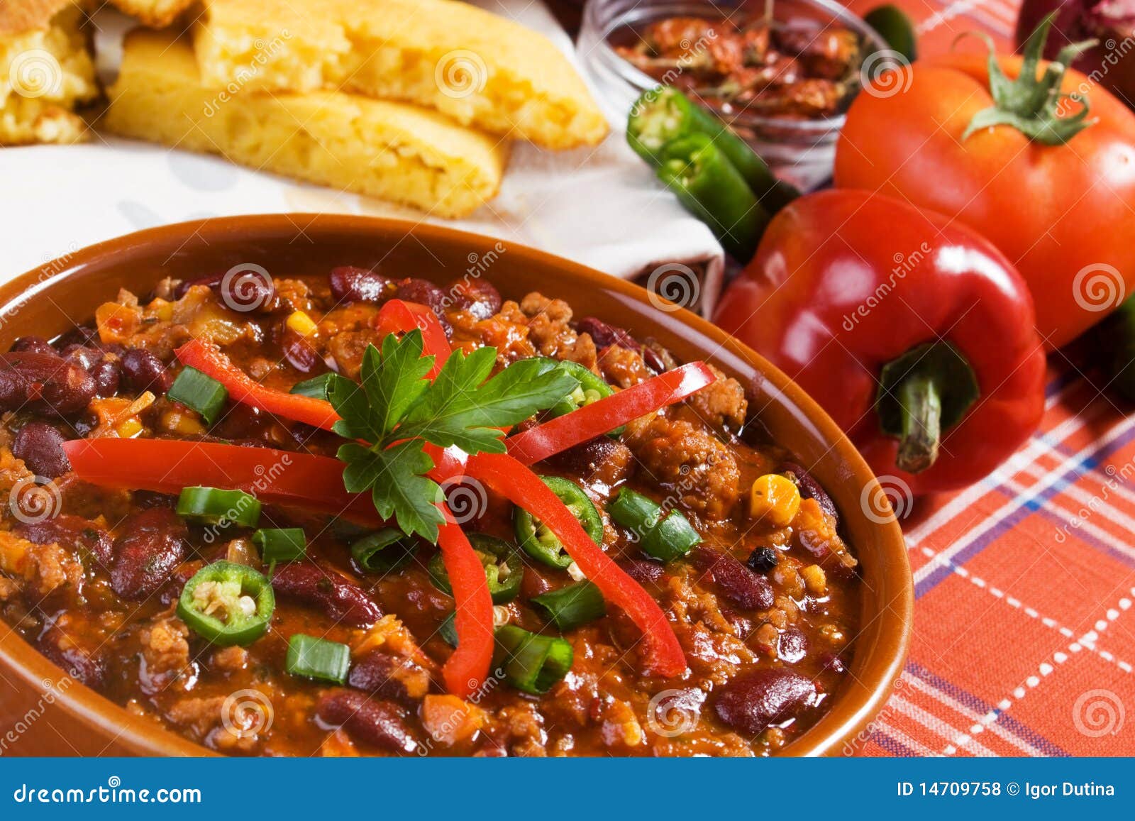 Mexican chili beans stock photo. Image of pepper, cuisine - 14709758