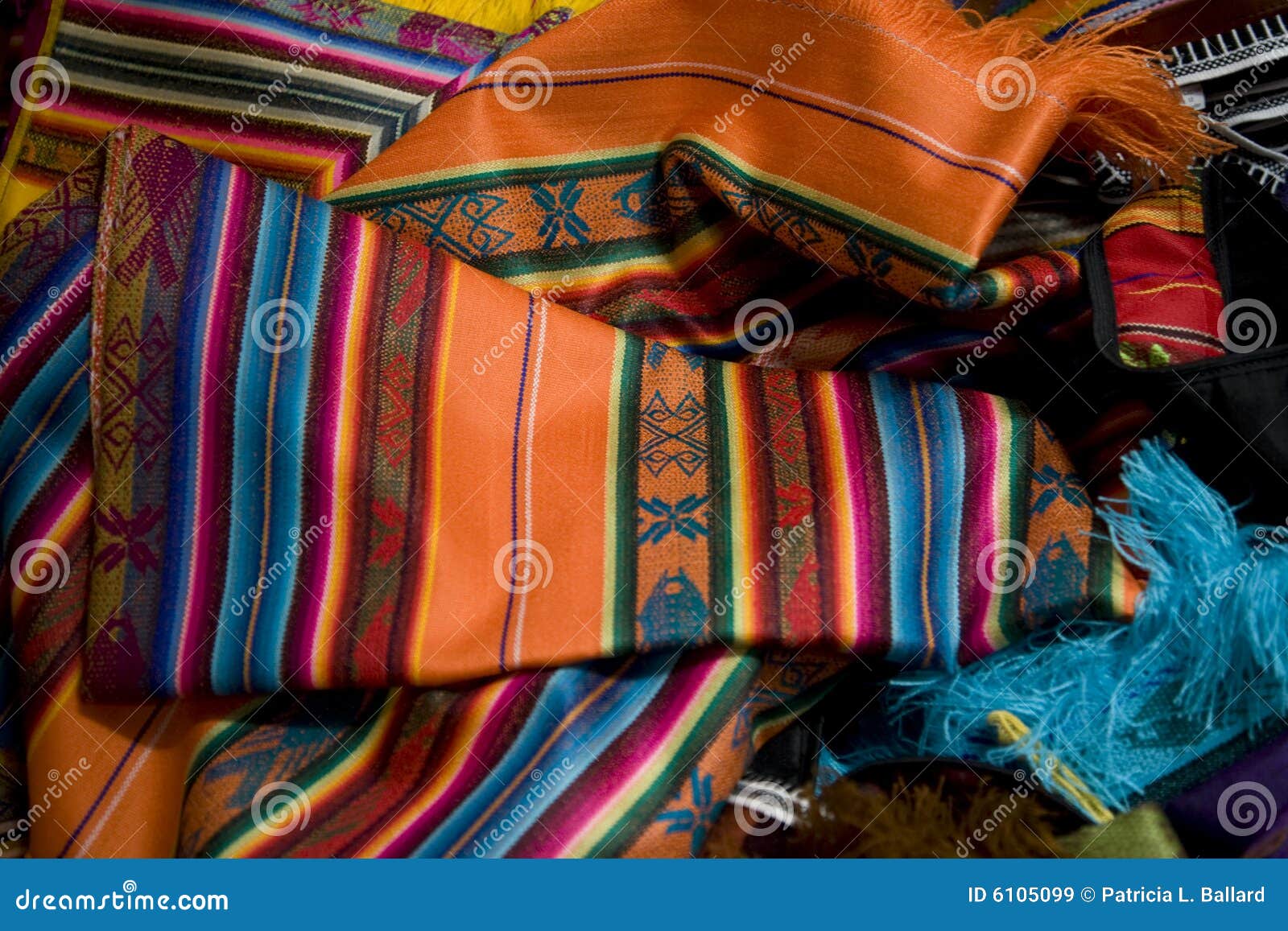 Mexican Cloth stock image. Image of green, stripes, mexican - 6105099