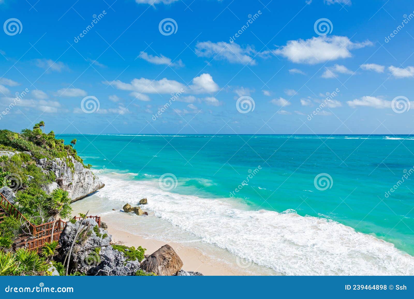 Mexican coast stock photo. Image of sunny, travel, landscape - 239464898