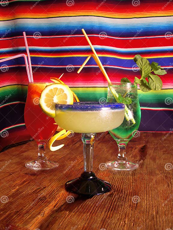 Mexican cocktails stock image. Image of food, colored - 6407501
