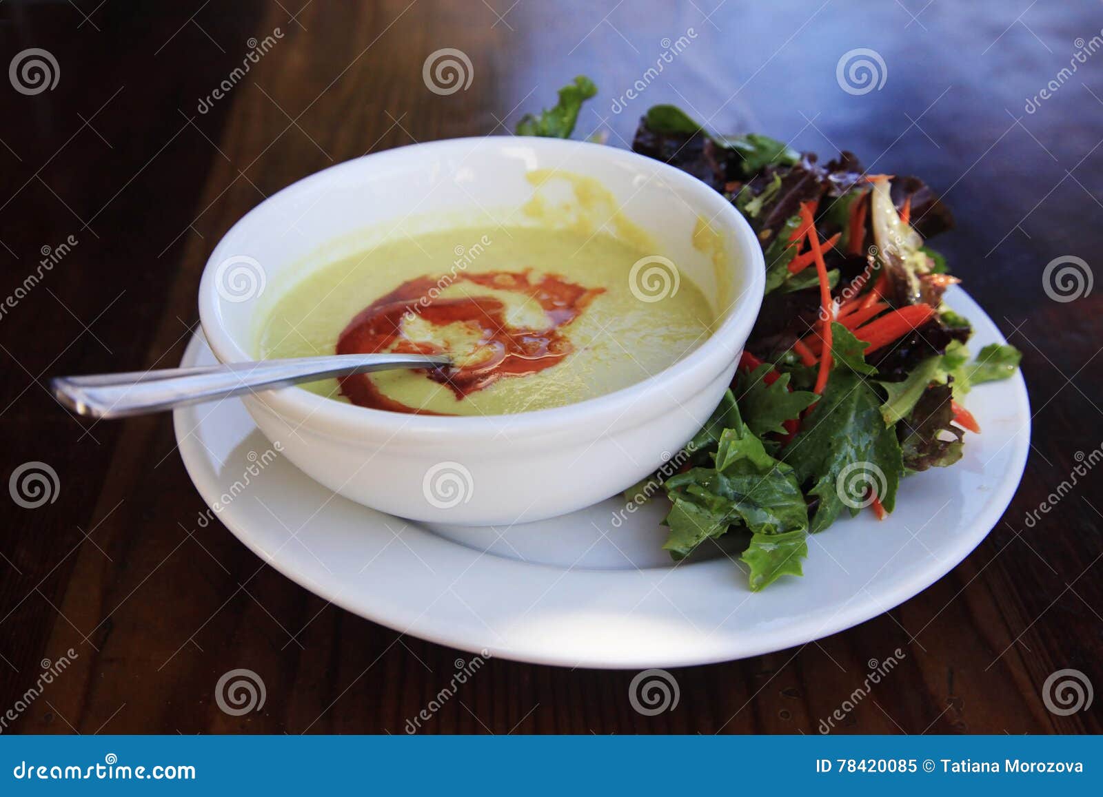 Mexican corn soup-puree stock image. Image of food, diet - 78420085