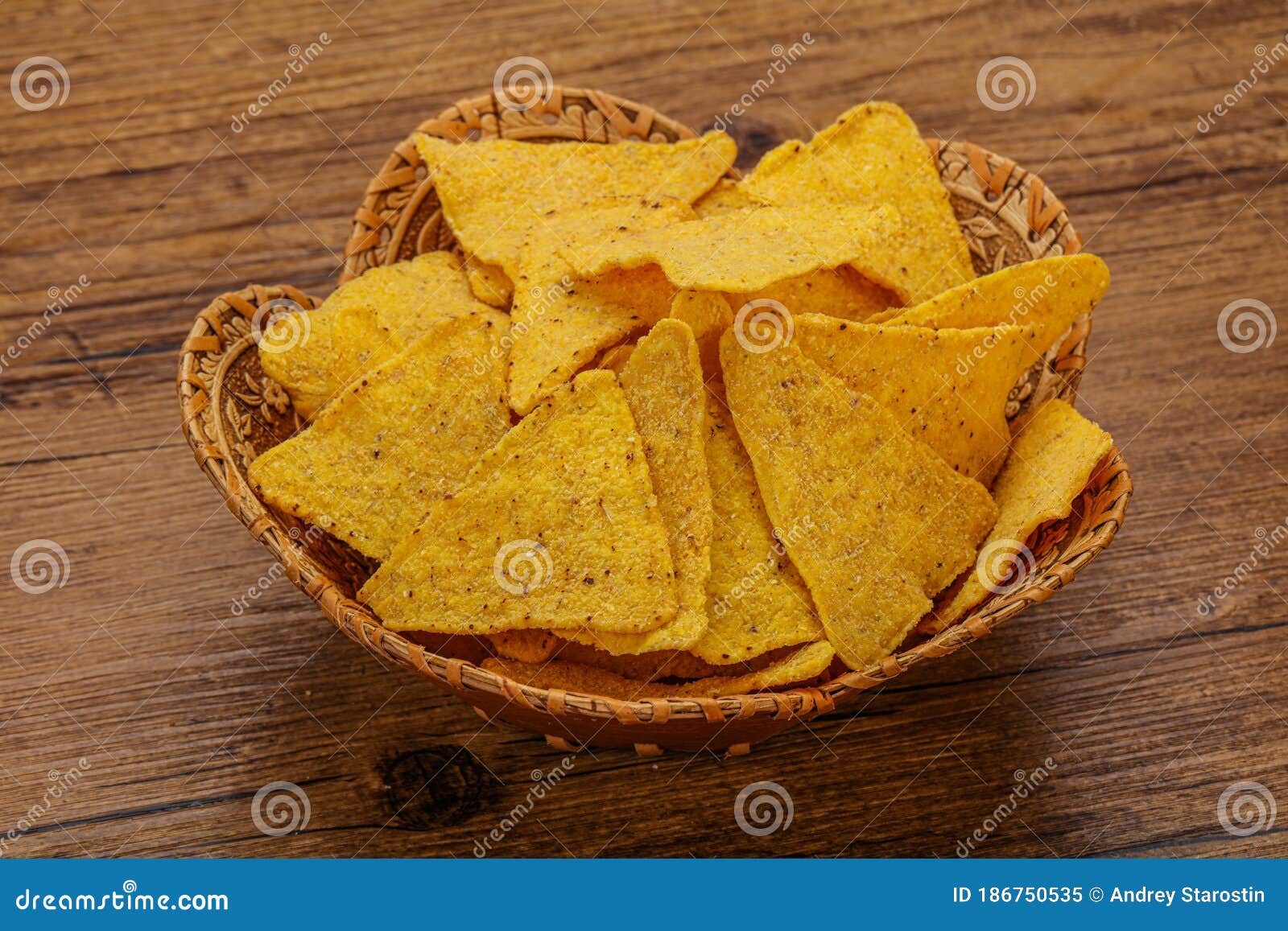 Mexican Crunchy Corn Nachos Triangle Stock Image - Image of nachos ...