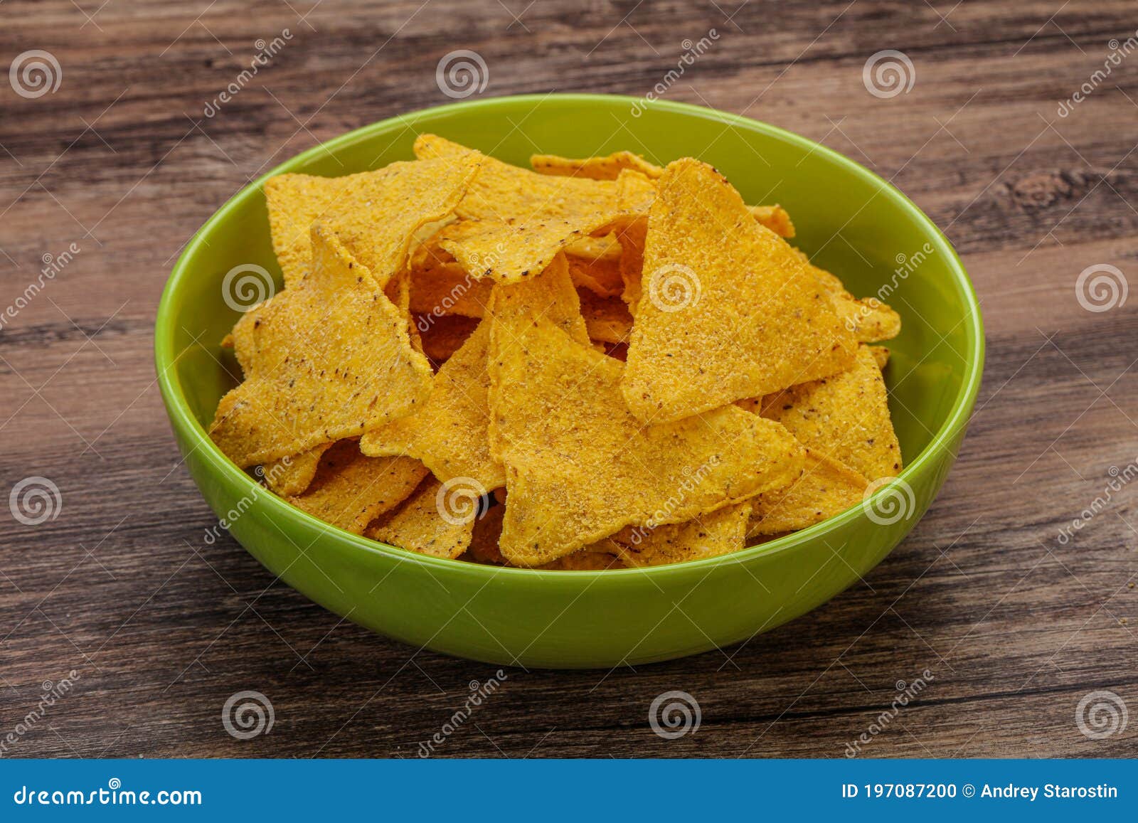 Mexican Crunchy Corn Nachos Triangle Stock Photo - Image of mexico ...