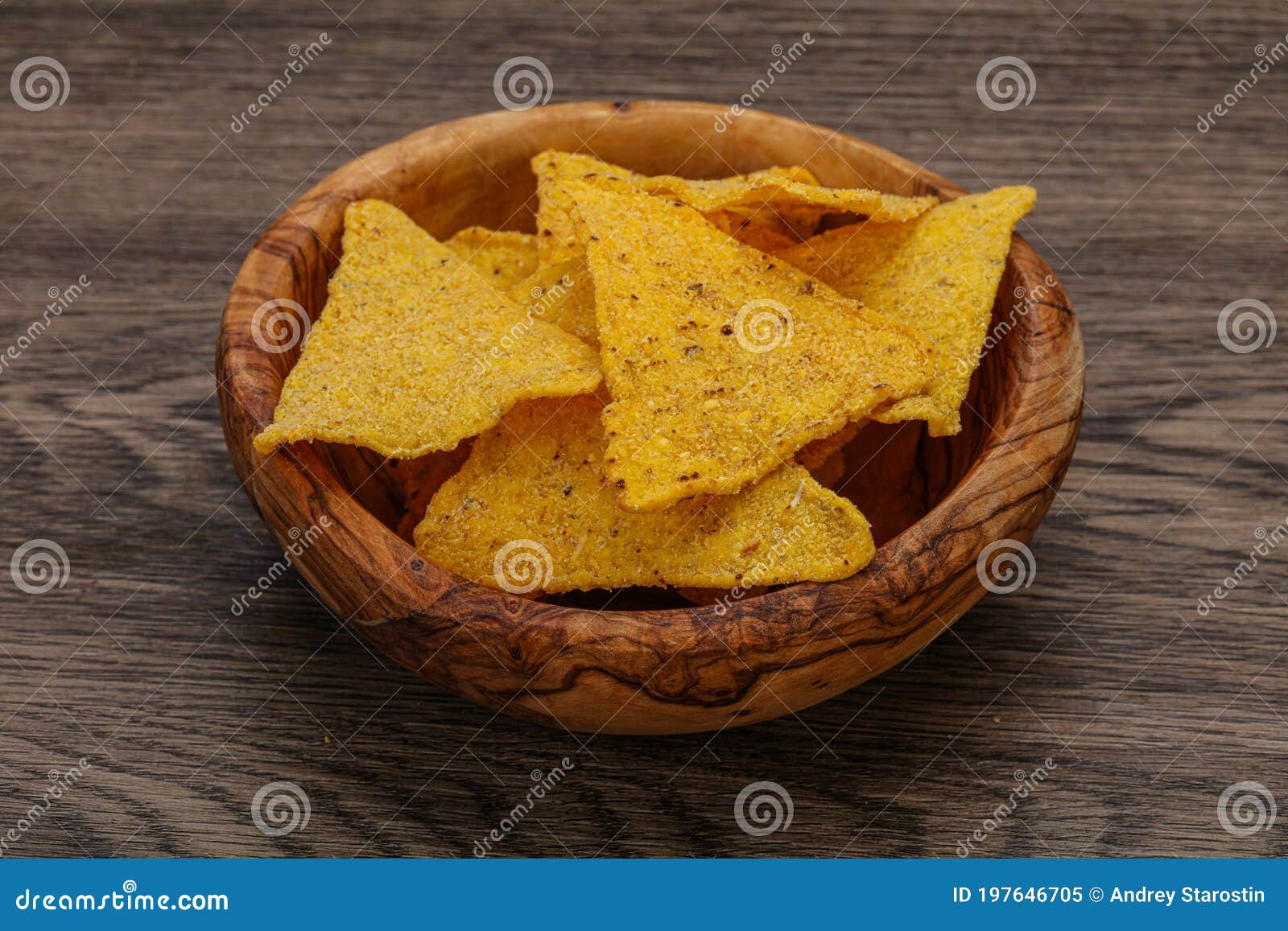 Mexican Crunchy Corn Nachos Triangle Stock Image - Image of chip, tasty ...