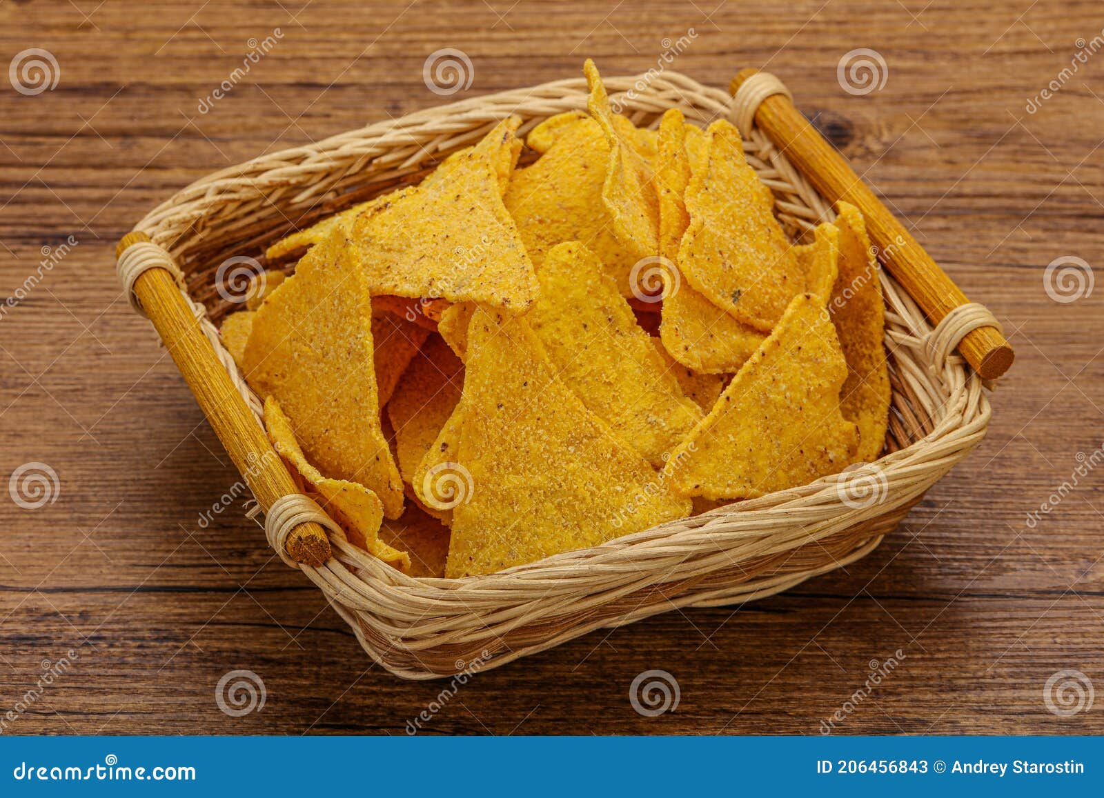 Mexican Crunchy Corn Nachos Triangle Stock Image - Image of mexico ...