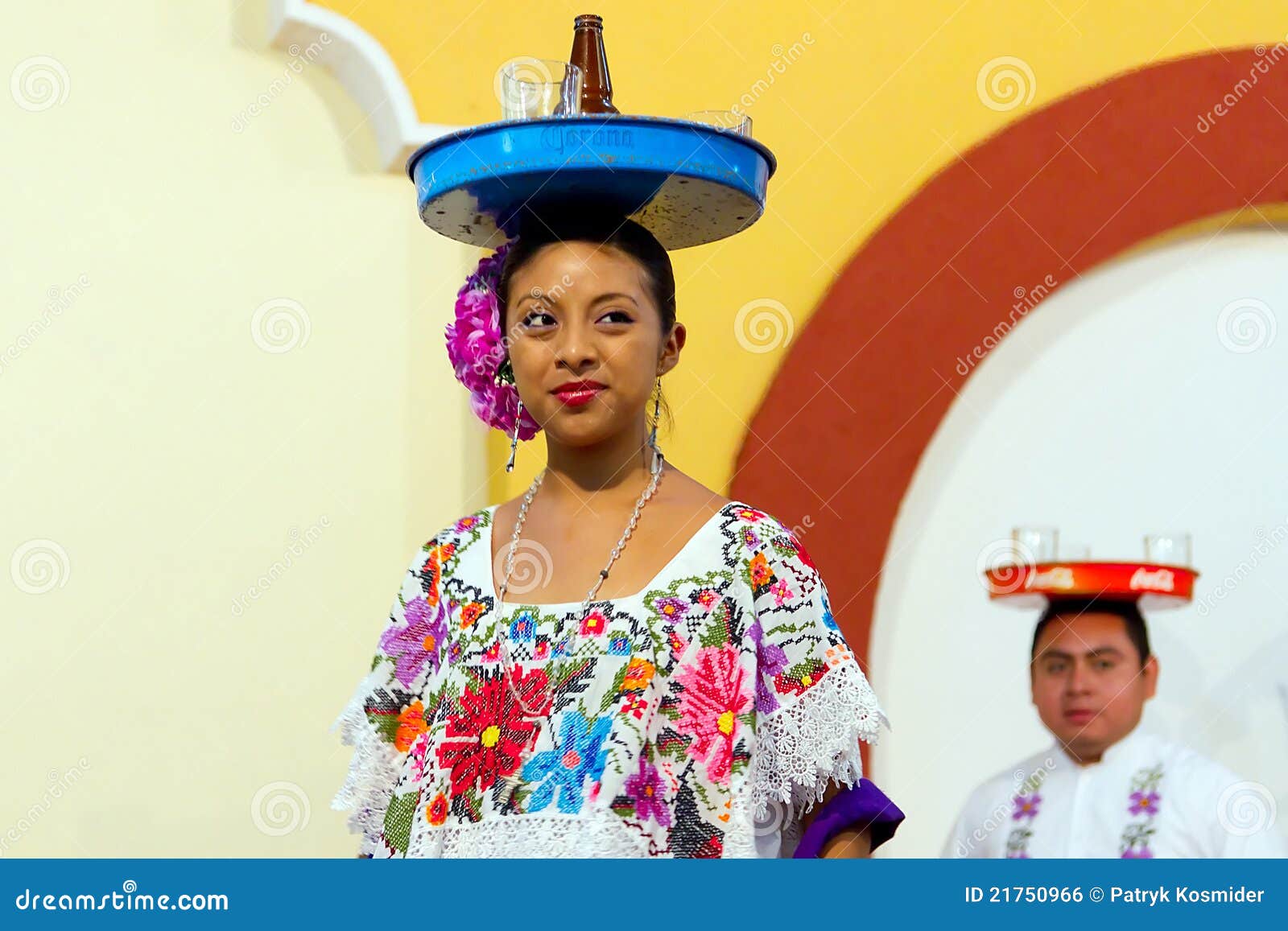 Mexican Dance with Beer Tray Editorial Photo - Image of mayan, energy ...