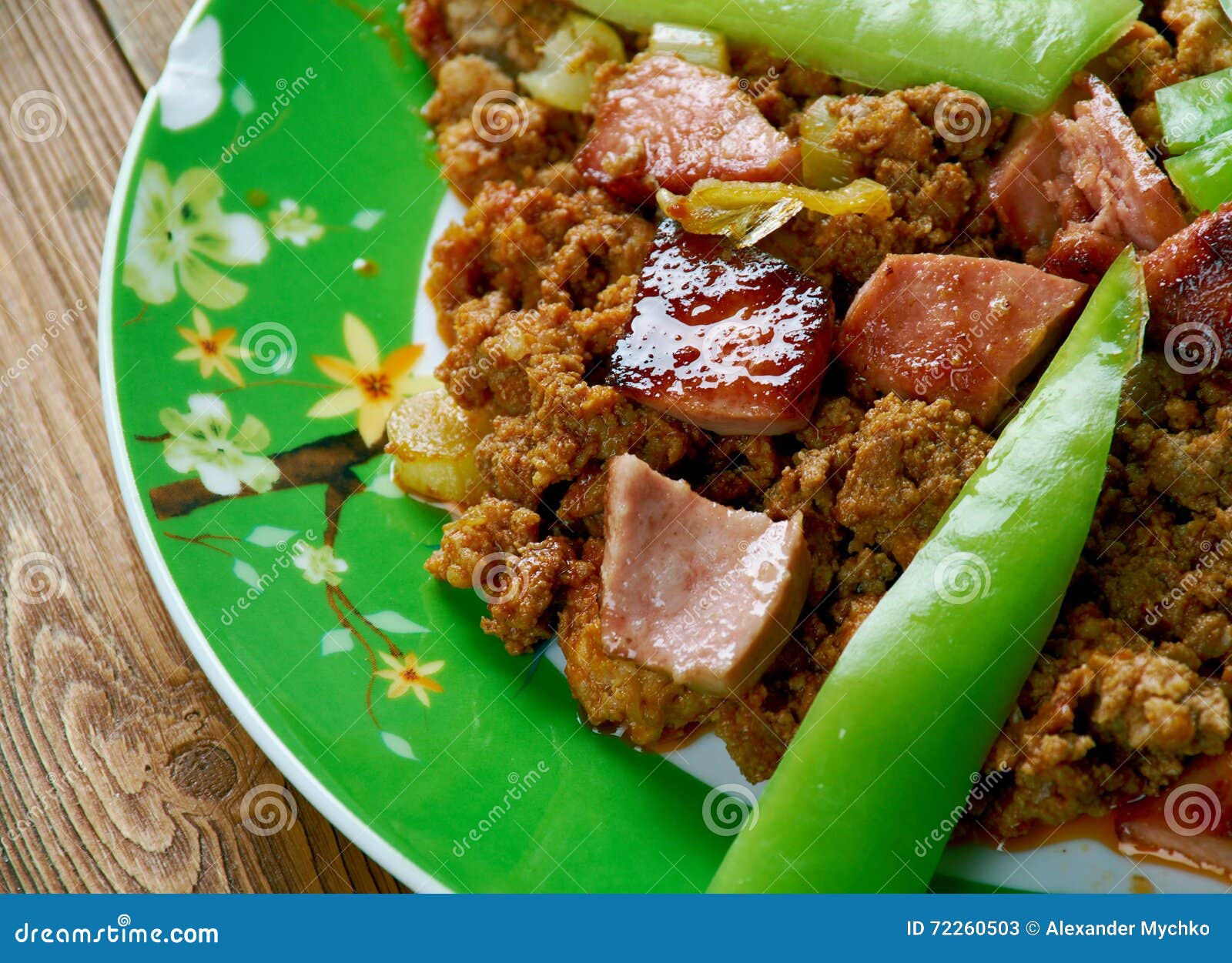 Mexican Discada stock image. Image of beef, pork, bacon - 72260503