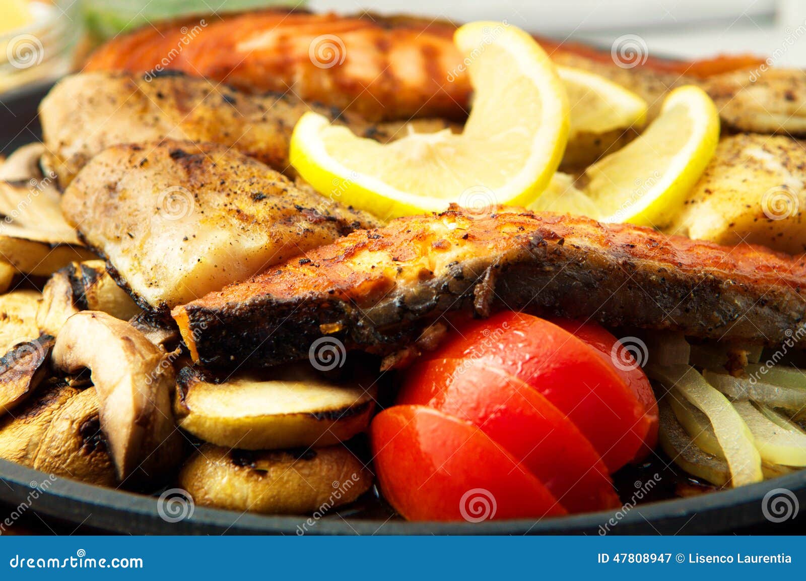 7,452 Grill Fish Grill Pan Stock Photos - Free & Royalty-Free Stock ...