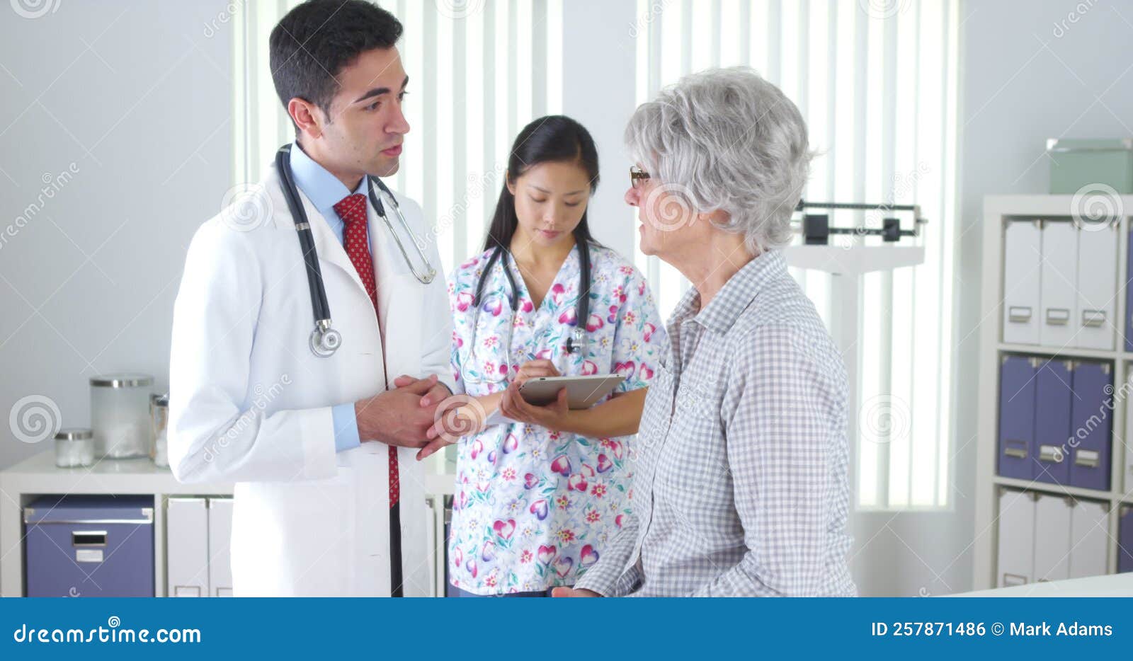 Mexican Doctor Talking with Elderly Patient Stock Footage - Video of ...