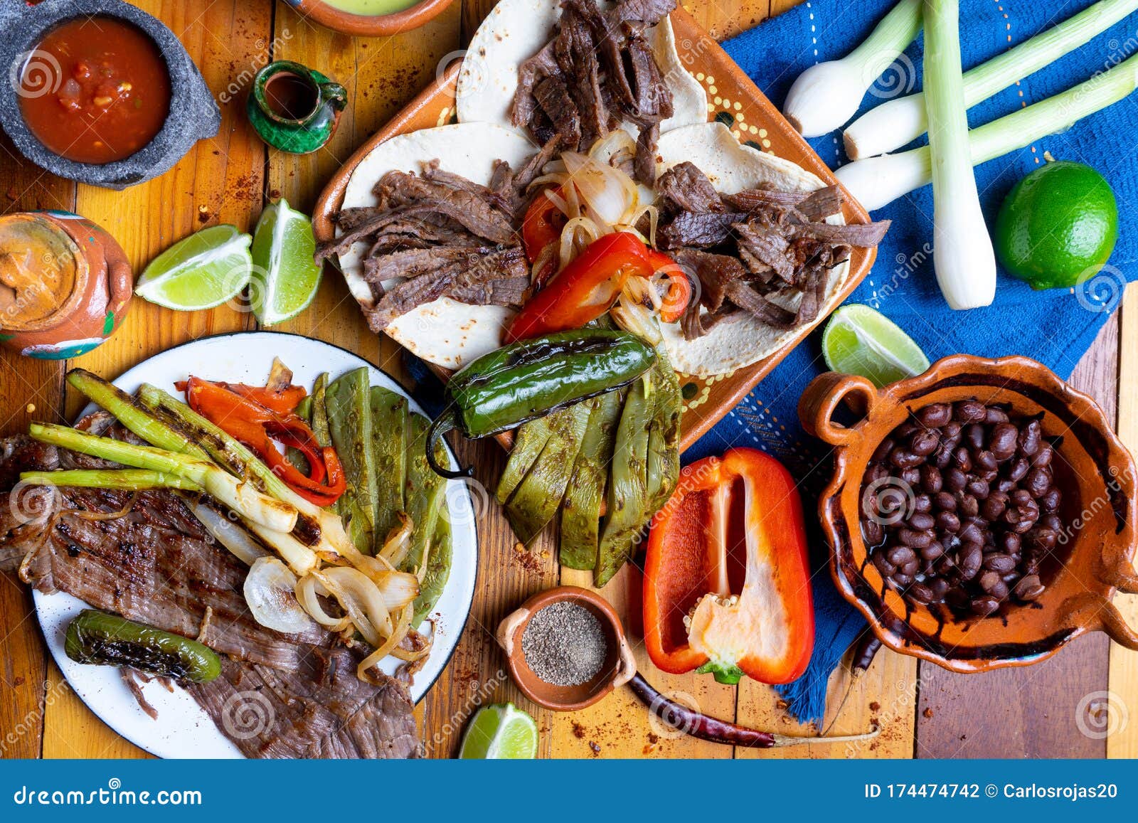 Mexican Dried Beef `cecina` Stock Photo - Image of meal, food: 174474742