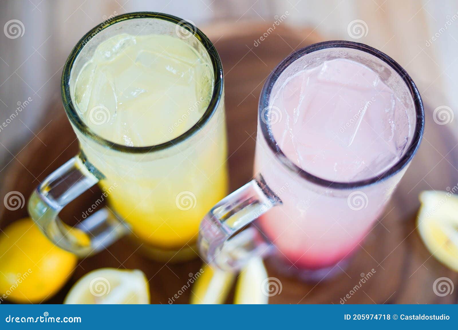 Iced Mexican Drinks stock photo. Image of colorful, fruit - 205974718