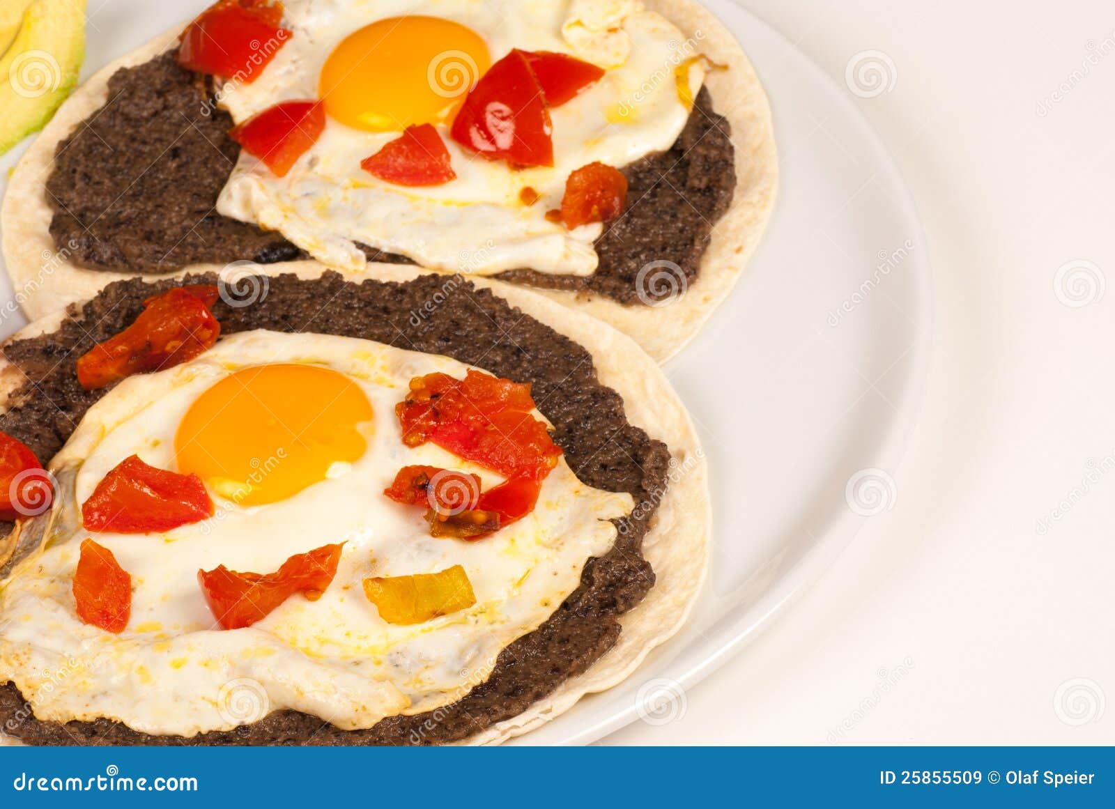Mexican egg breakfast stock image. Image of plate, traditional - 25855509