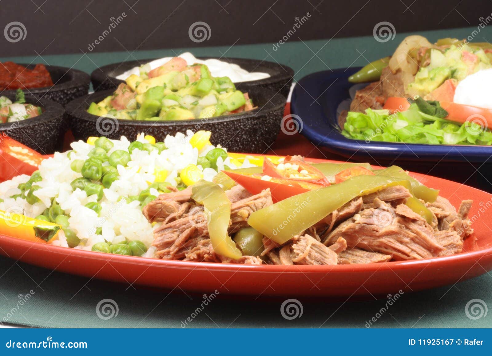 Mexican fiesta meat plate stock image. Image of grilled - 11925167