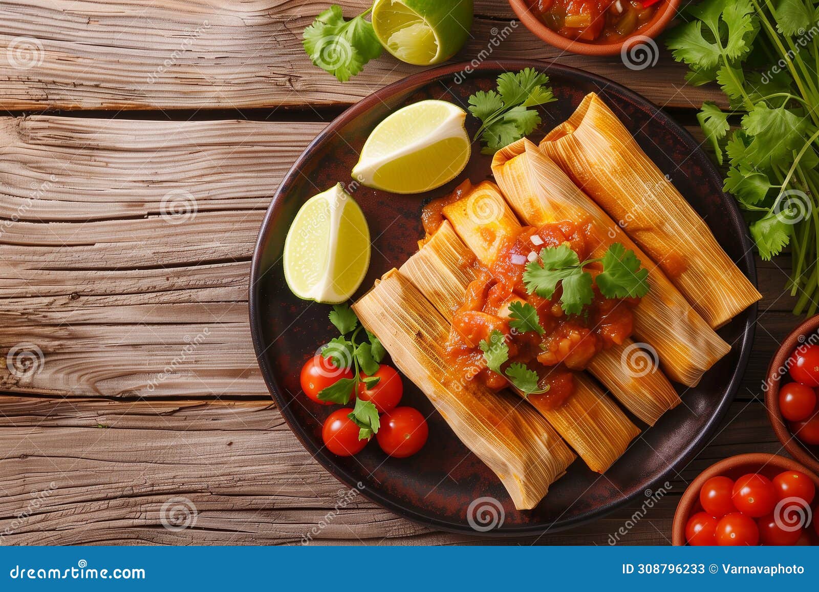 Mexican Food Tamales View Top Stock Image - Image of mexico, cuisine ...