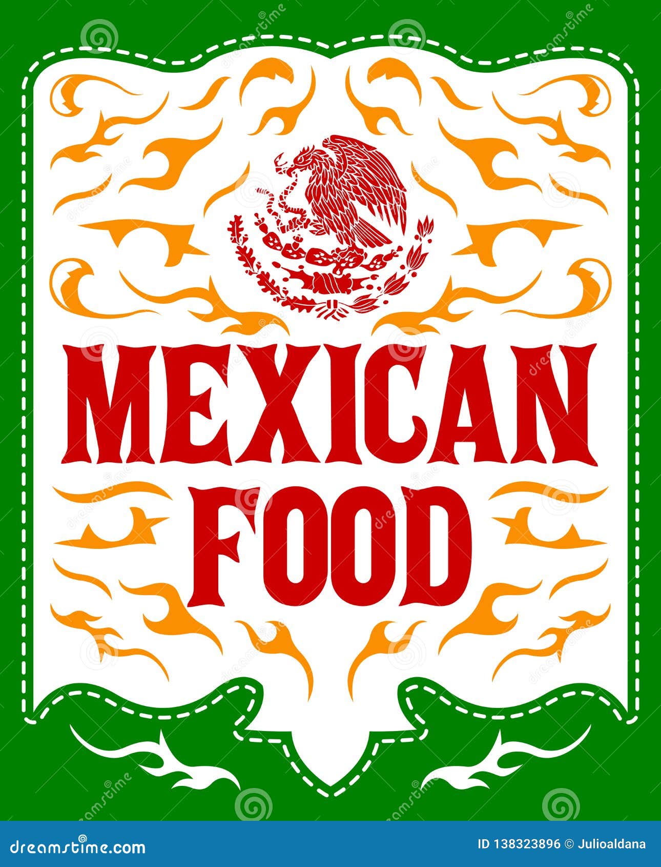 Mexican Food Vector Design, Restaurant Menu and Sign Illustration Stock ...