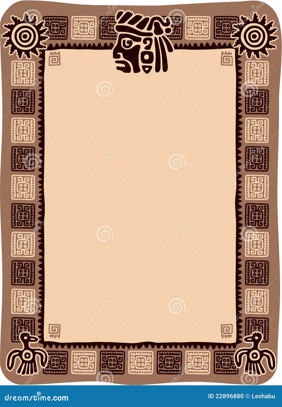 Mexican Frame stock vector. Illustration of authentic - 22896880