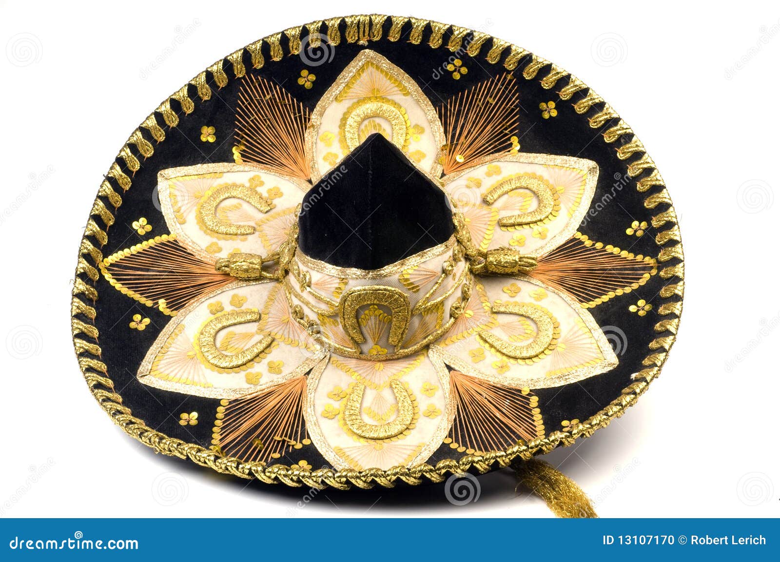 Mexican hat sombrero stock photo. Image of head, large - 13107170