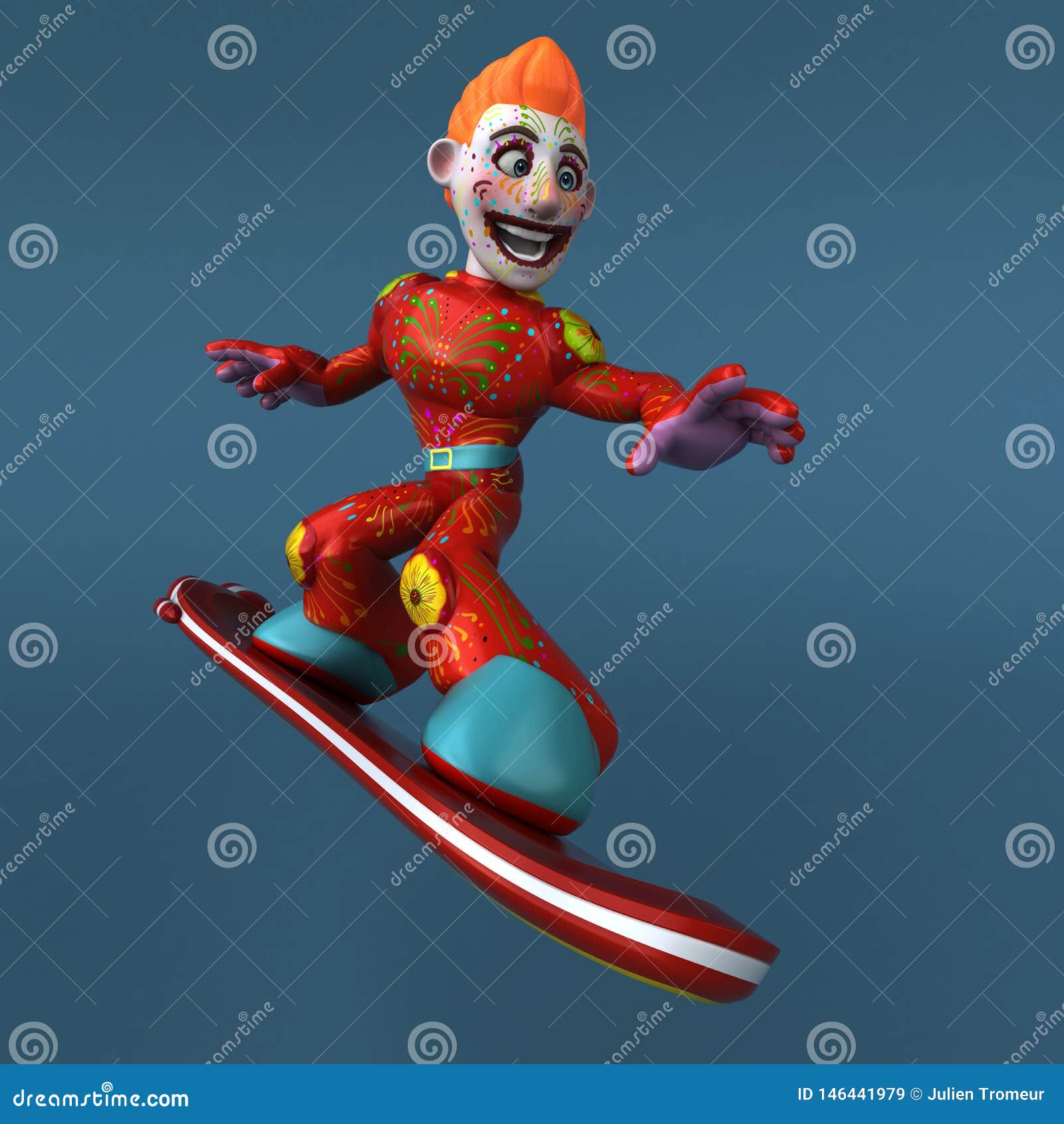 Mexican Hero - 3D Illustration Stock Illustration - Illustration of ...