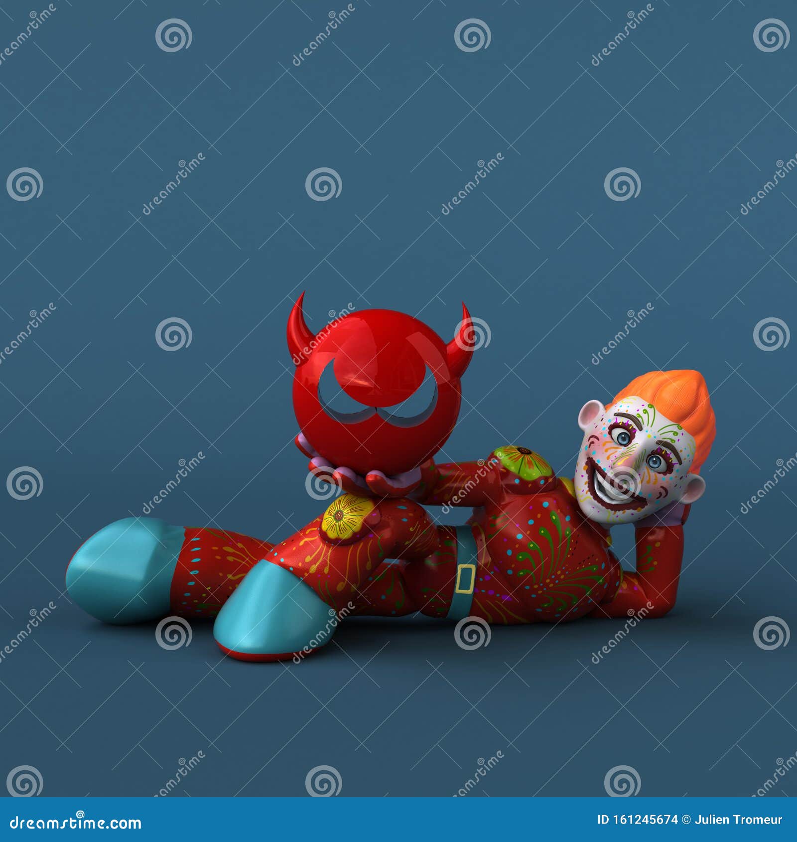Mexican Hero - 3D Illustration Stock Illustration - Illustration of ...