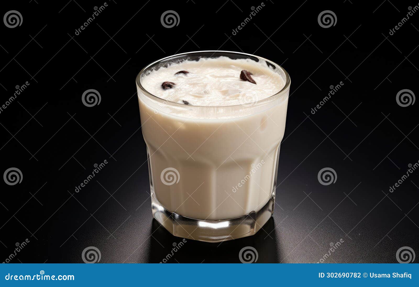 Mexican Horchata Stands Alone on a White Surface on Transparent ...