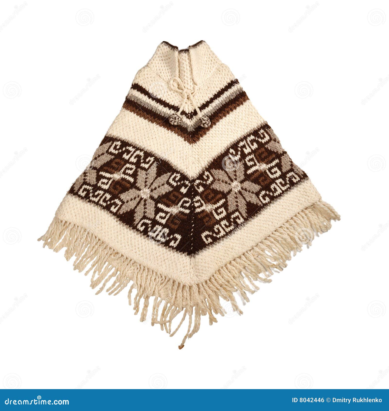Mexican knitted poncho stock photo. Image of sweater, knitted - 8042446