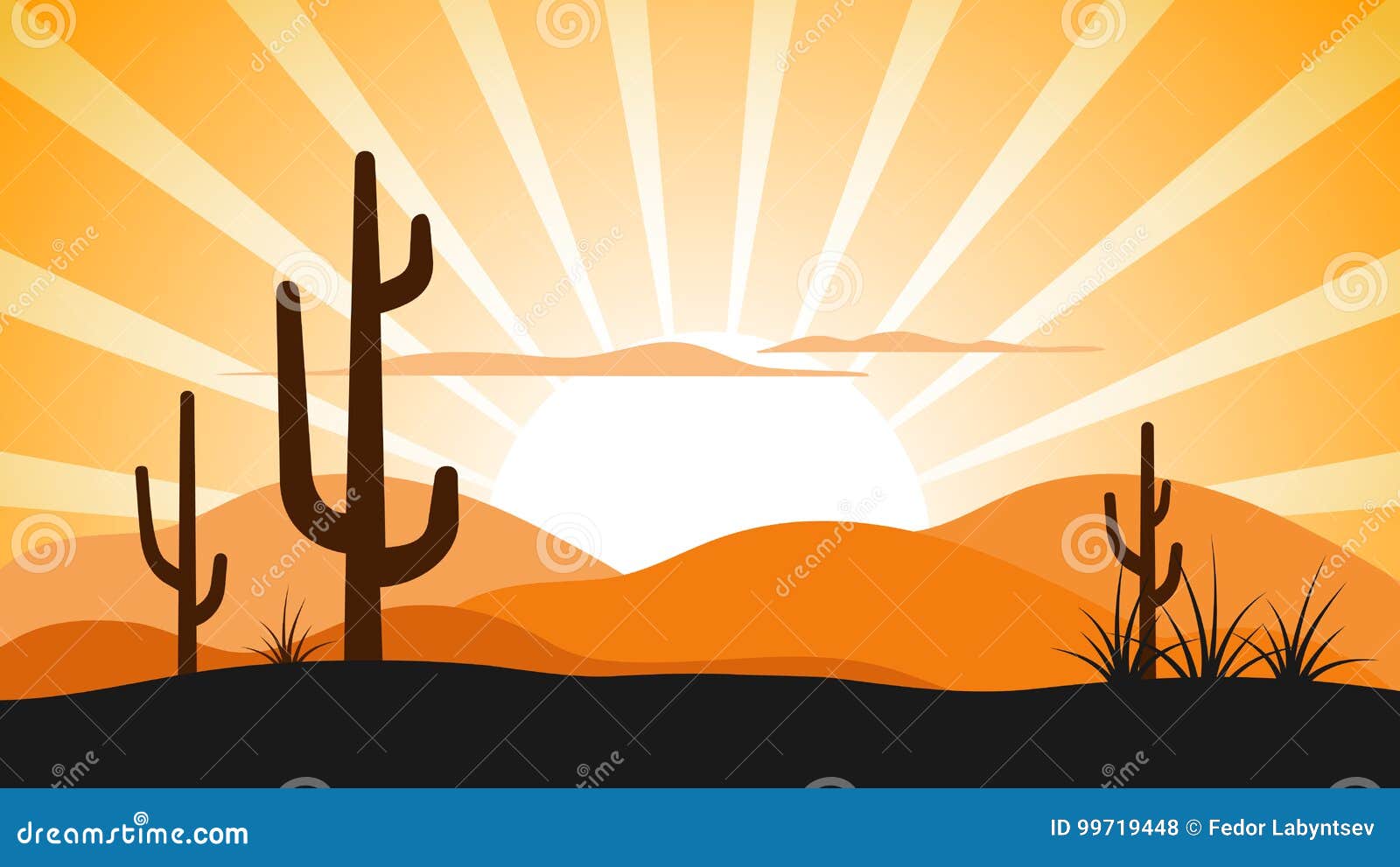 Mexican Landscape With Fields Of Blue Agave And Farmer. Organic Plant ...