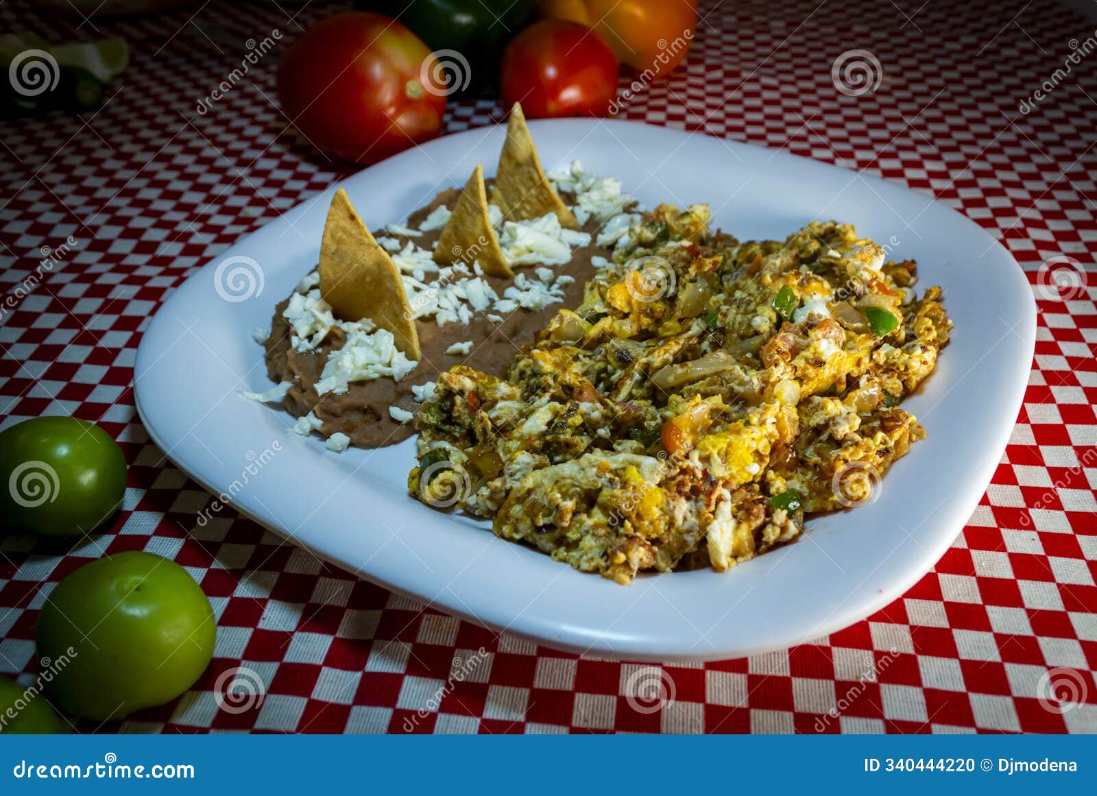 Mexican Machacado with Eggs Stock Photo - Image of tomato, mexican ...