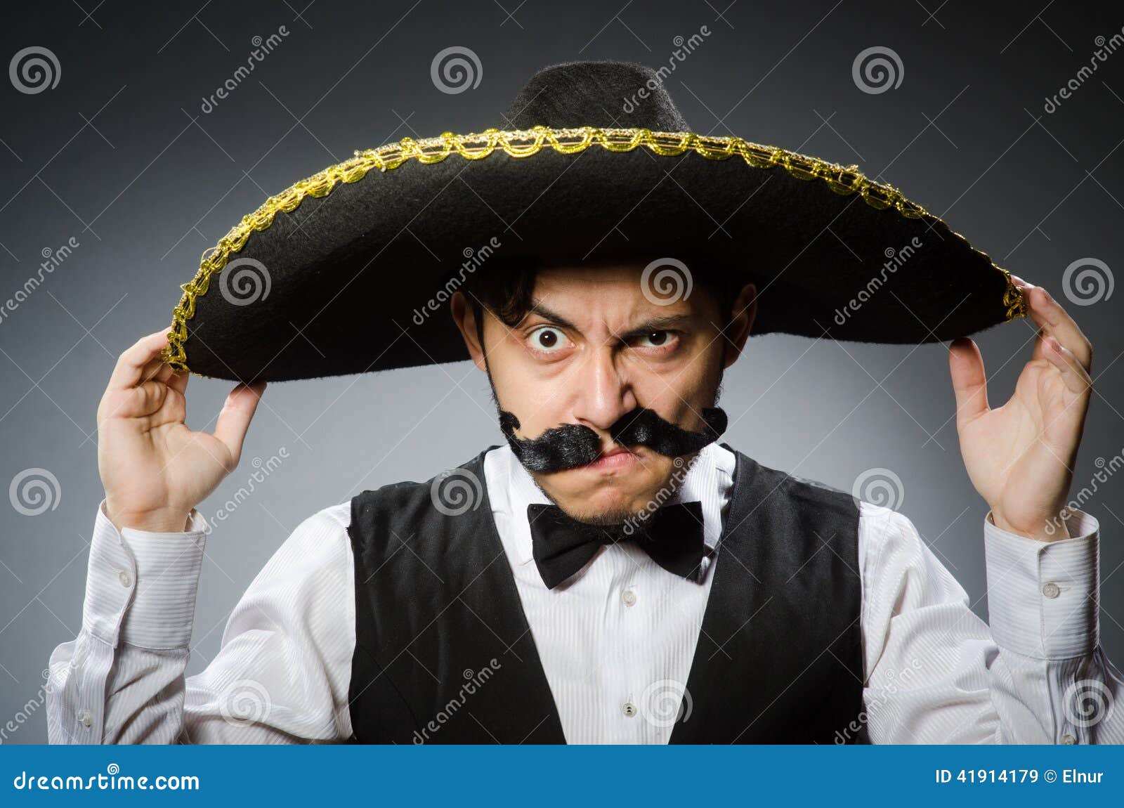 Mexican man in funny stock image. Image of funny, macho - 41914179