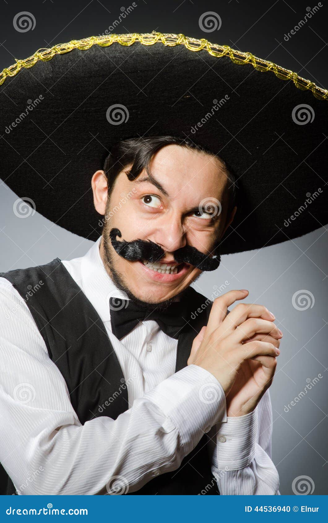 Mexican man in funny stock photo. Image of mexico, costume - 44536940