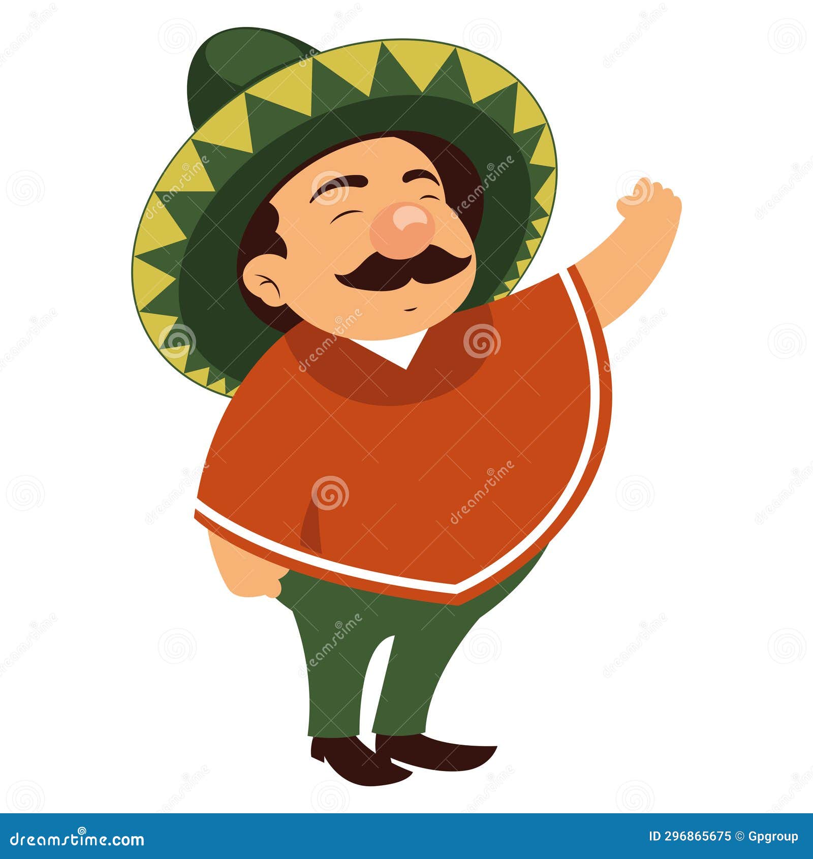 Mexican man illustration stock illustration. Illustration of culture ...