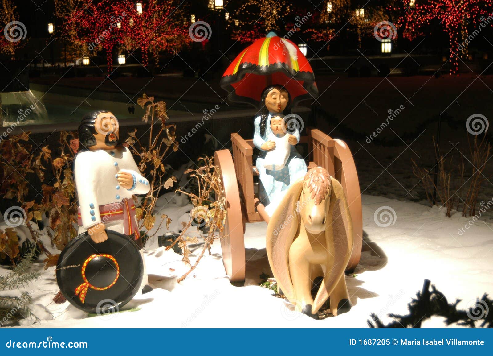 Mexican Nativity Christmas in Temple Square Stock Image - Image of baby ...