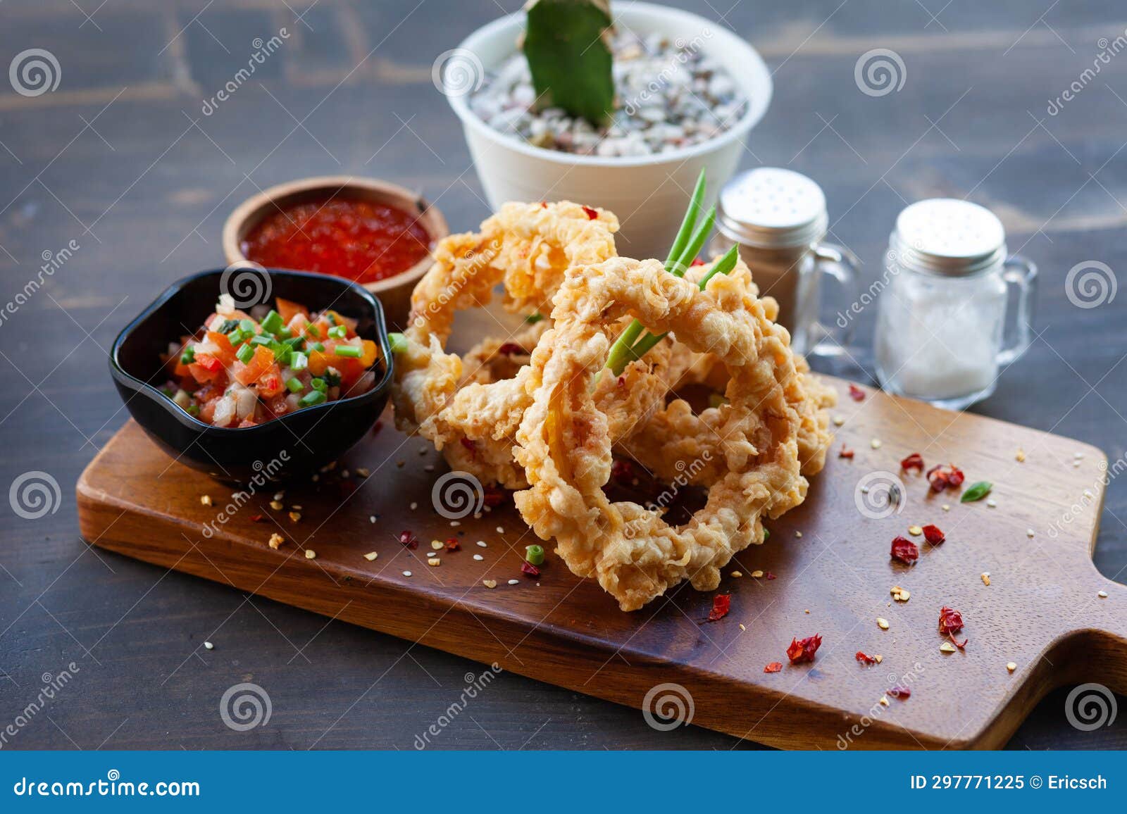 Mexican onion rings stock image. Image of fried, onion - 297771225