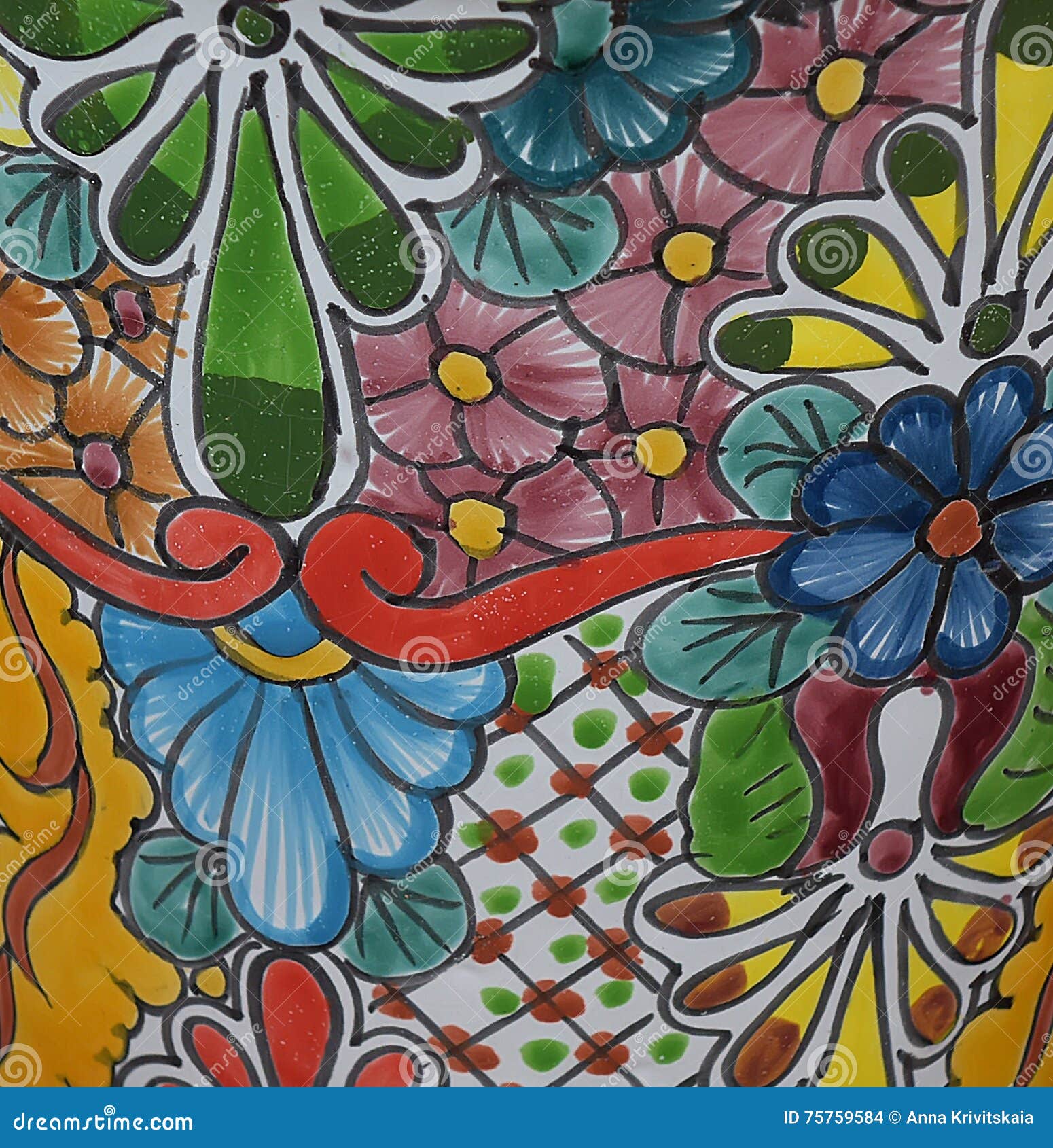 Mexican pattern stock photo. Image of indigo, chinese - 75759584