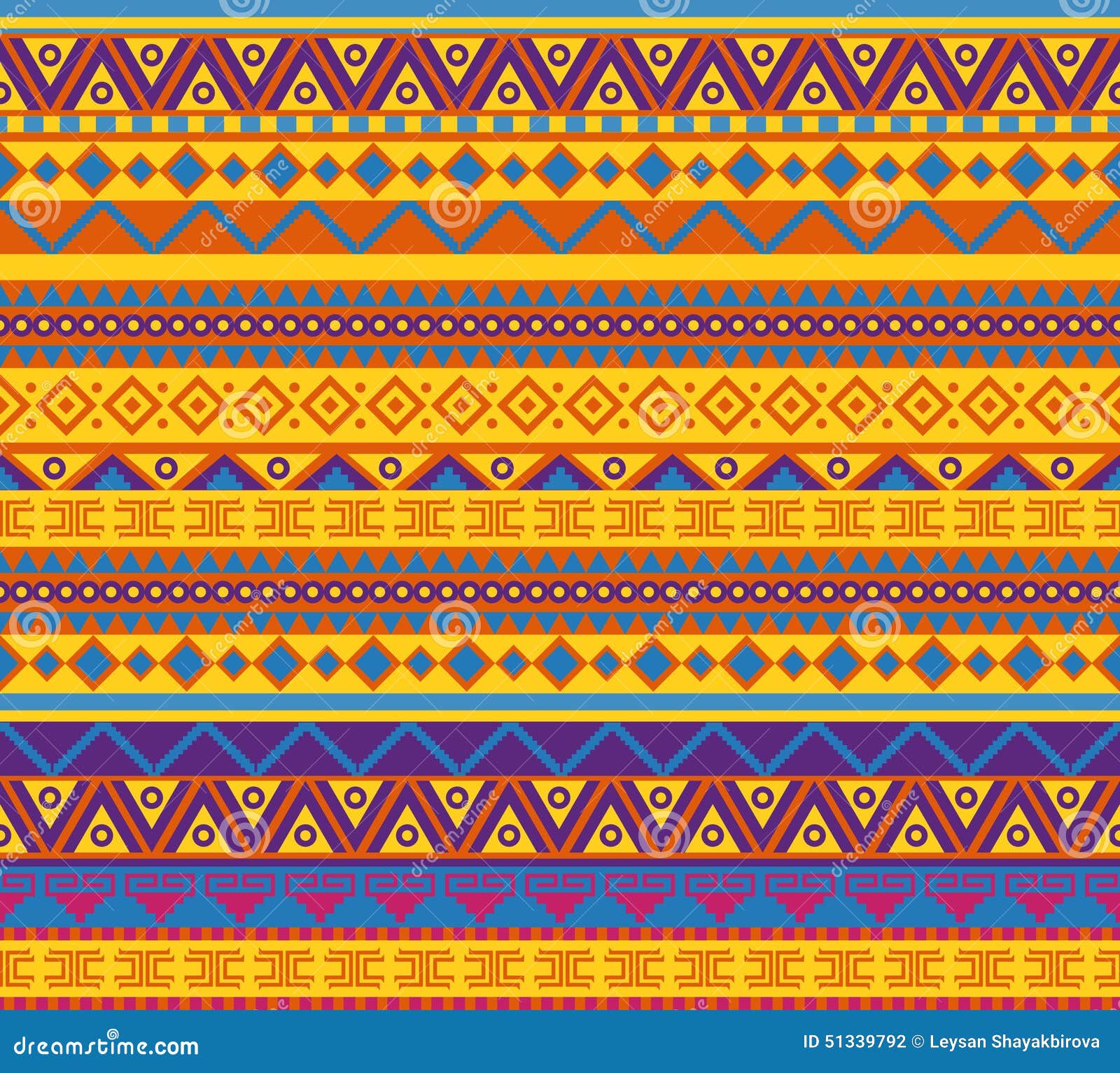Mexican pattern stock vector. Illustration of ornament - 51339792