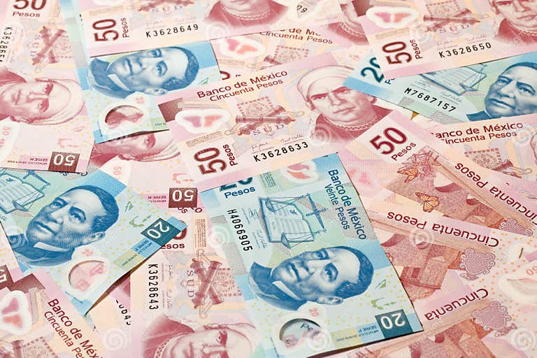 Mexican pesos stock photo. Image of bill, mexico, money - 12270246