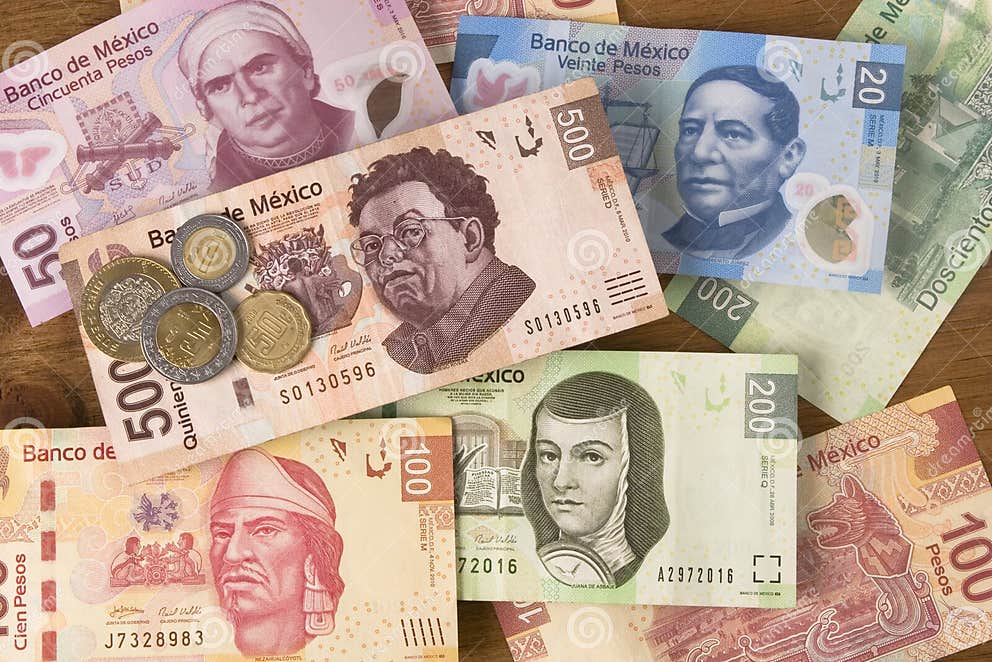 Mexican pesos stock photo. Image of characters, liquidation - 25192398