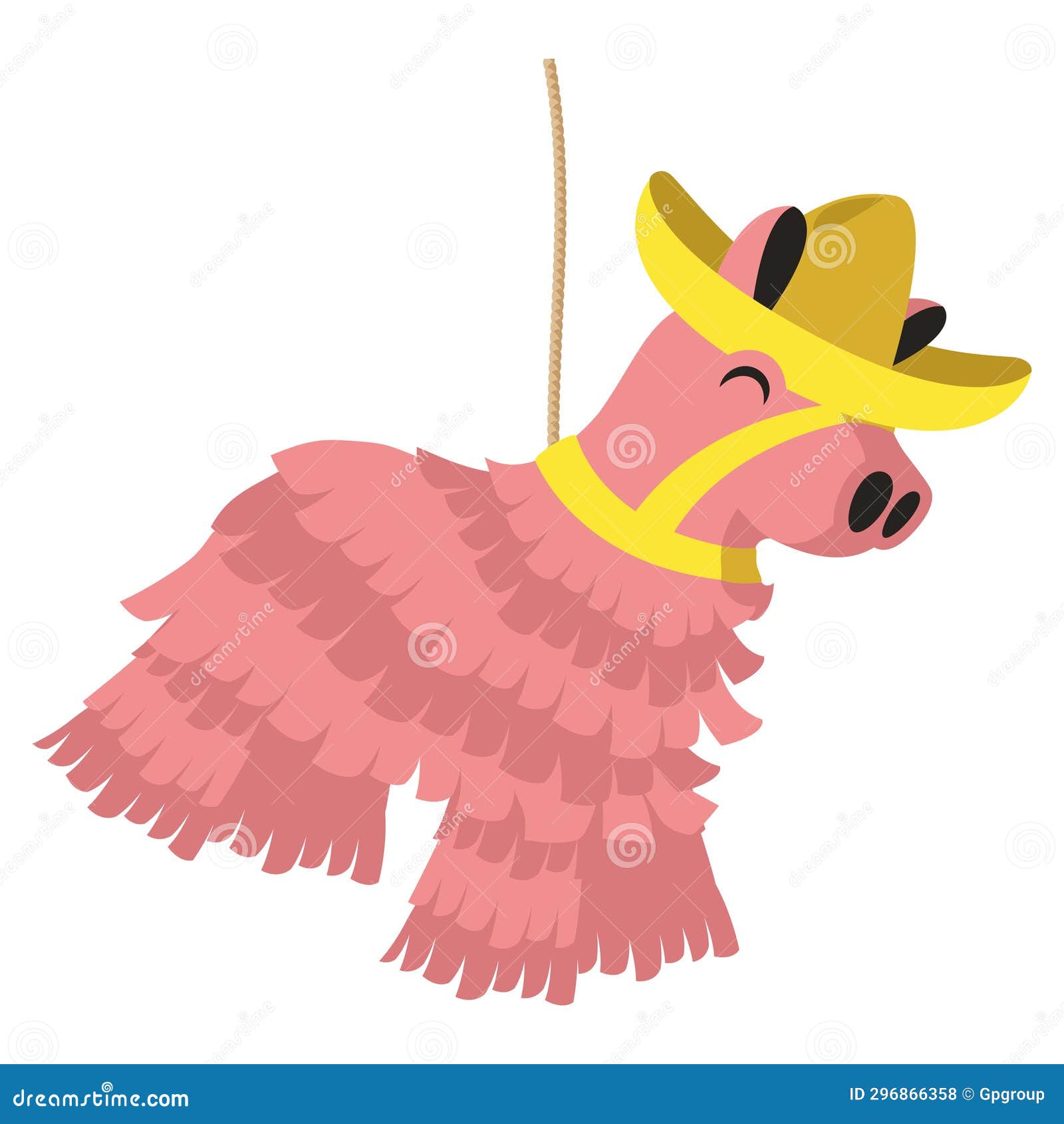 Mexican Pinata Cake Icon Isometric Vector. Mexico Party | CartoonDealer ...