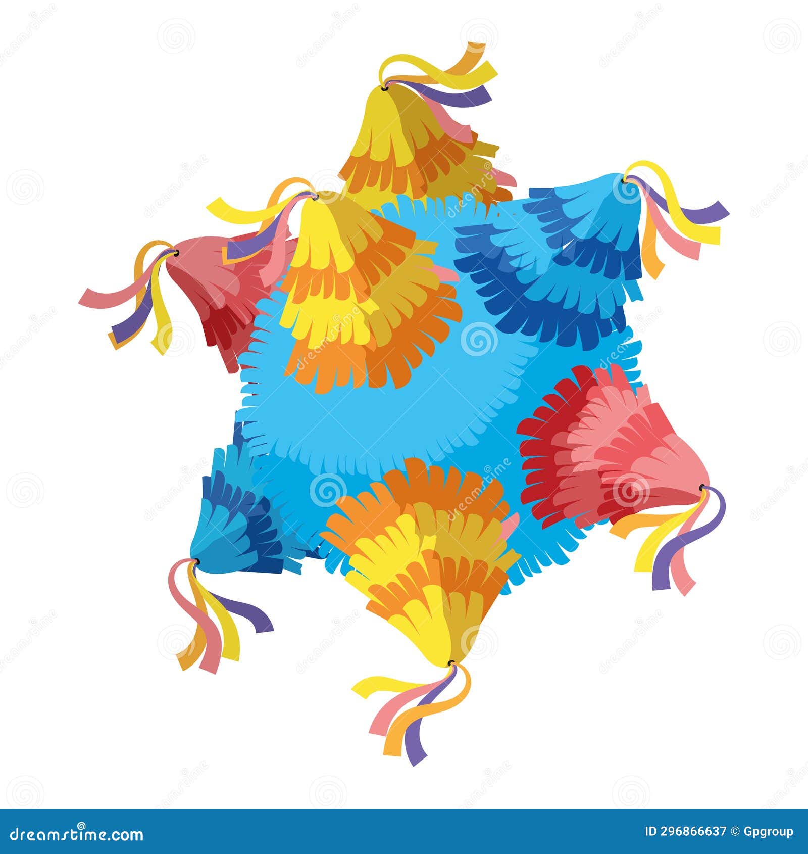 Mexican Pinata Cake Icon Isometric Vector. Mexico Party | CartoonDealer ...