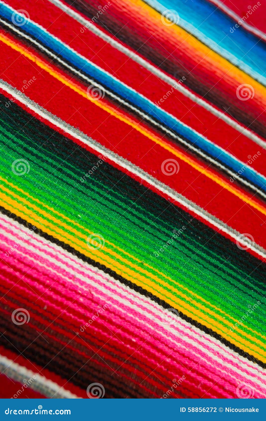 Mexican Poncho stock photo. Image of fashion, blanket - 58856272