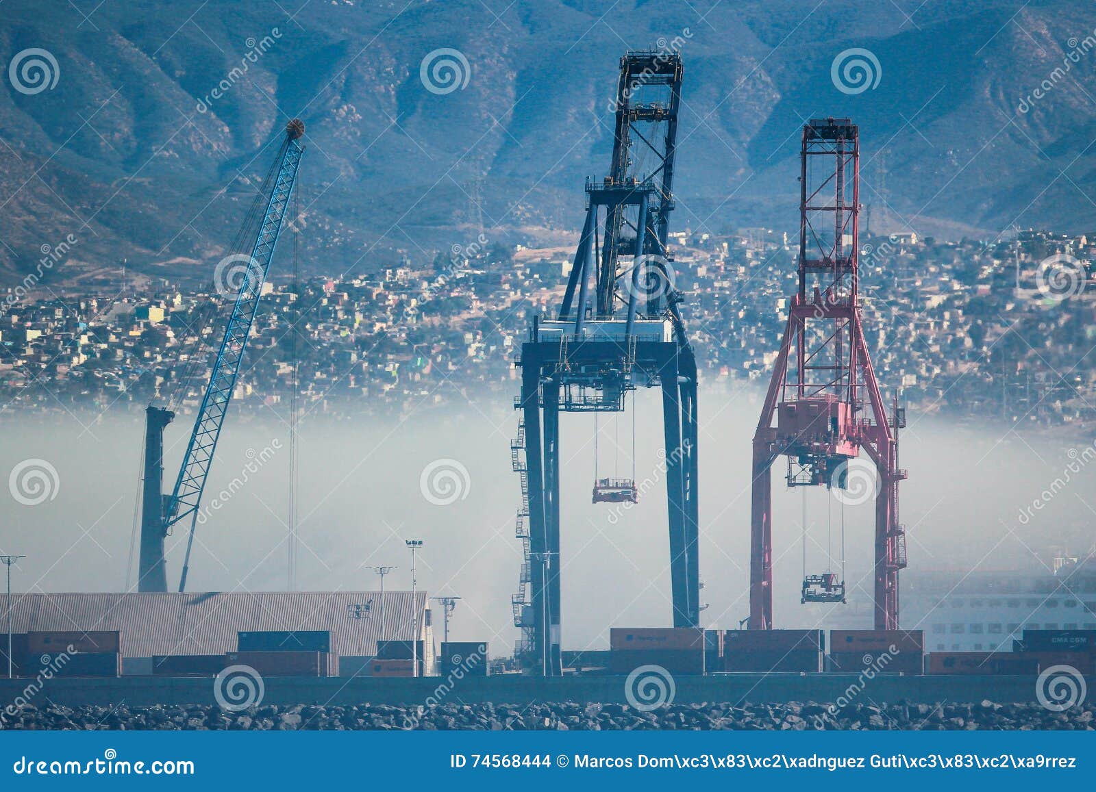 Mexican port of Ensenada editorial stock image. Image of harbour - 74568444