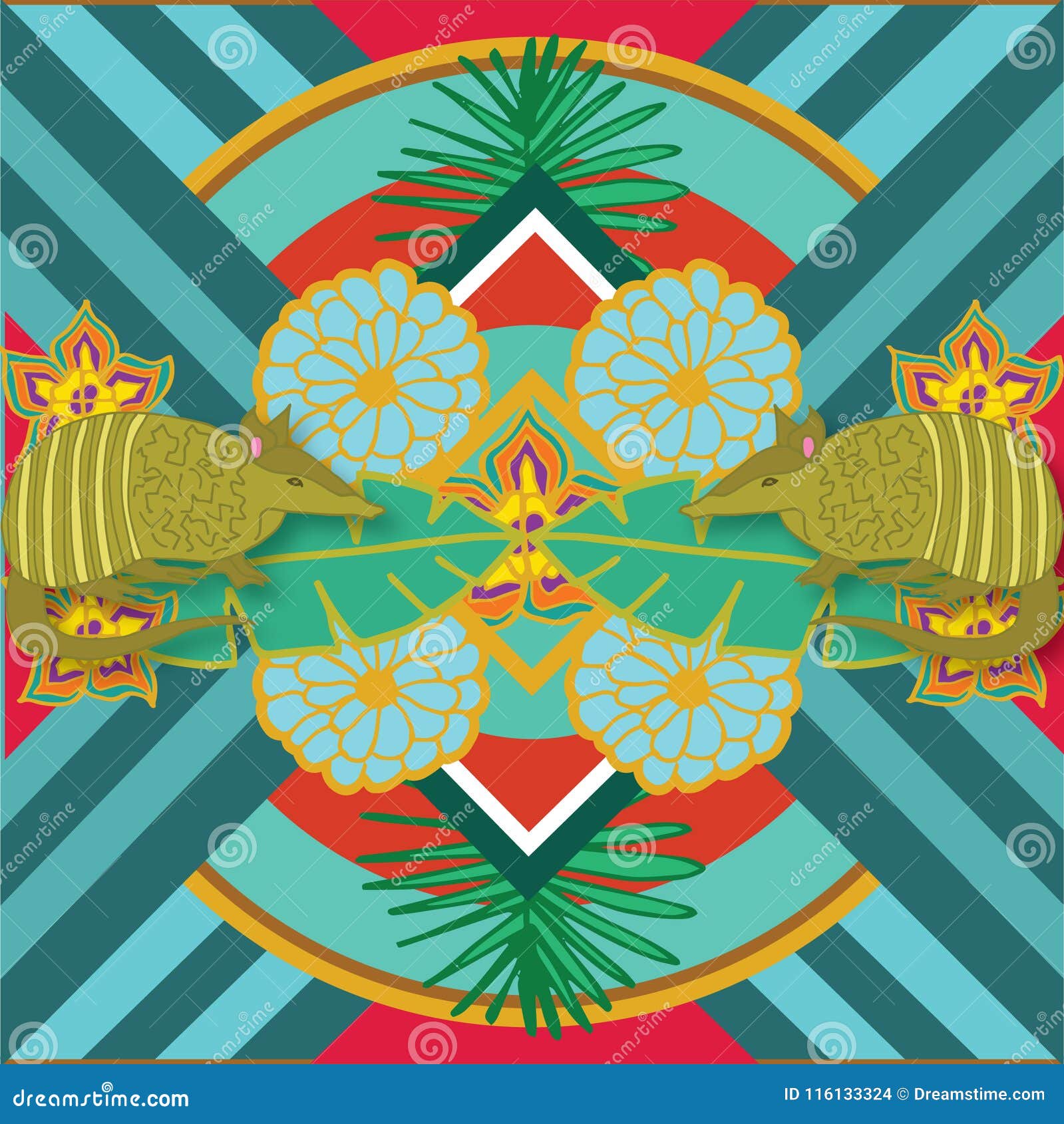 Mexican Print Traditional Textile Embroidery Style From Mexico ...