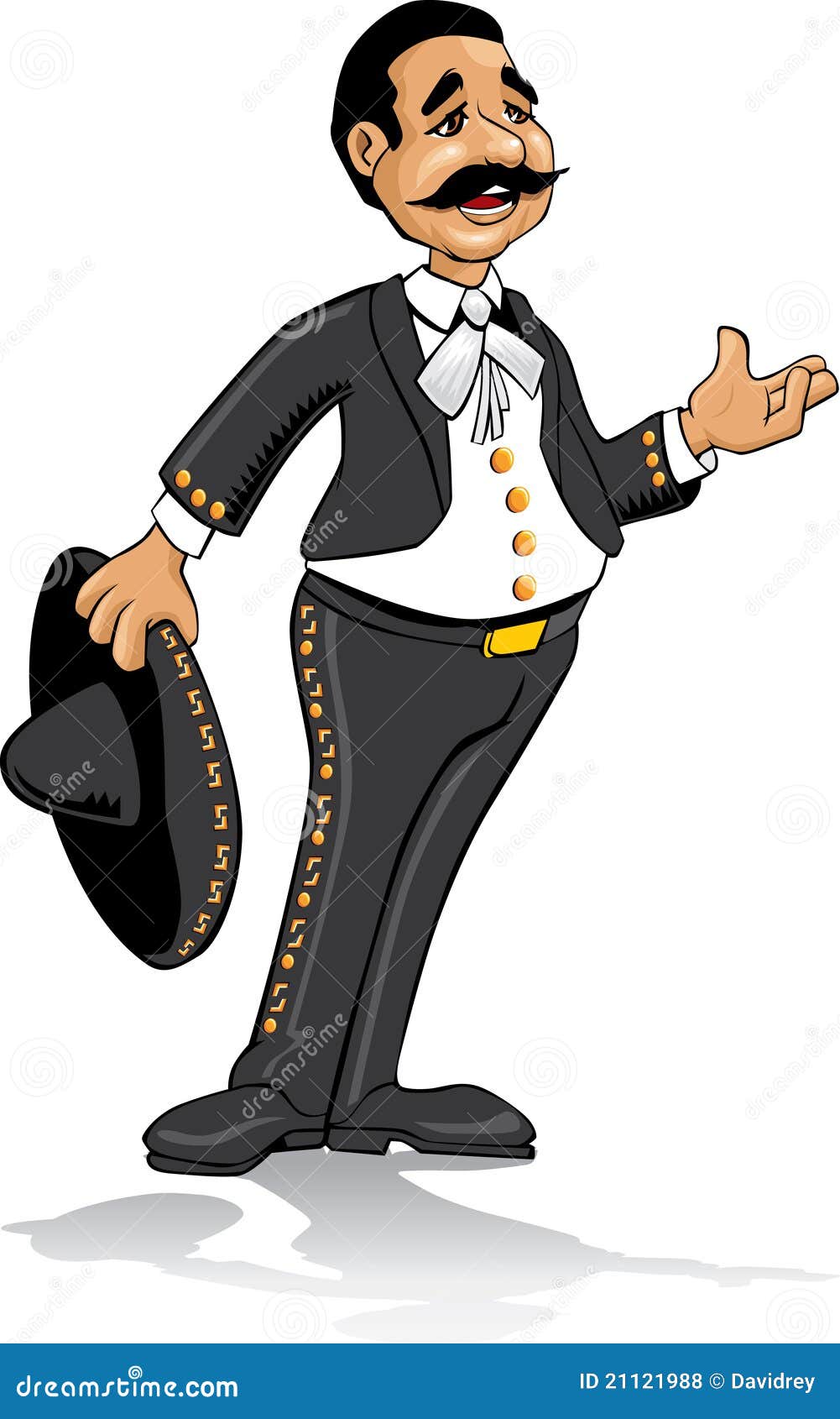 Mexican rancher welcome stock vector. Illustration of moustache - 21121988