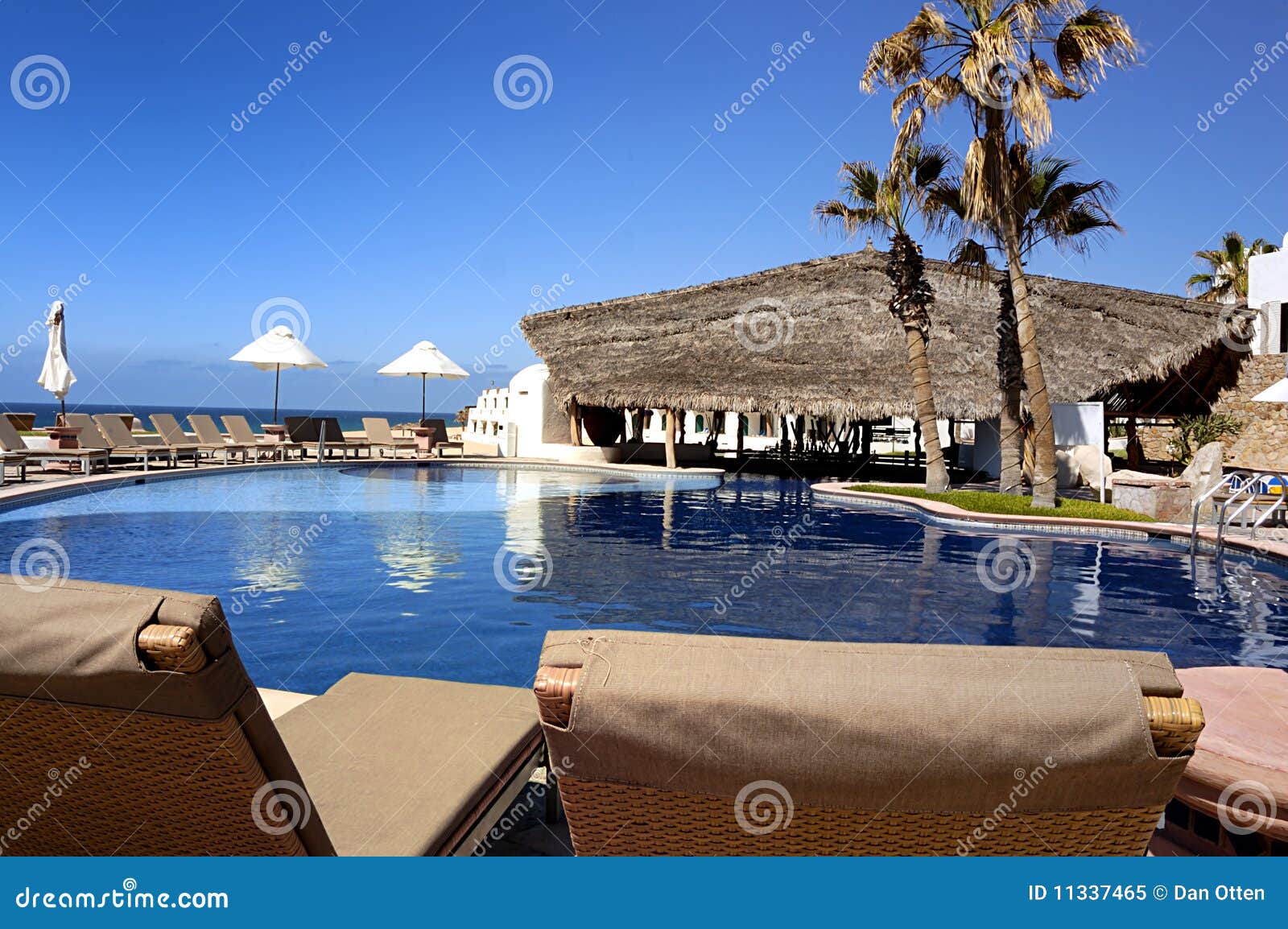 Mexican Resort Pool stock image. Image of relax, relaxing - 11337465