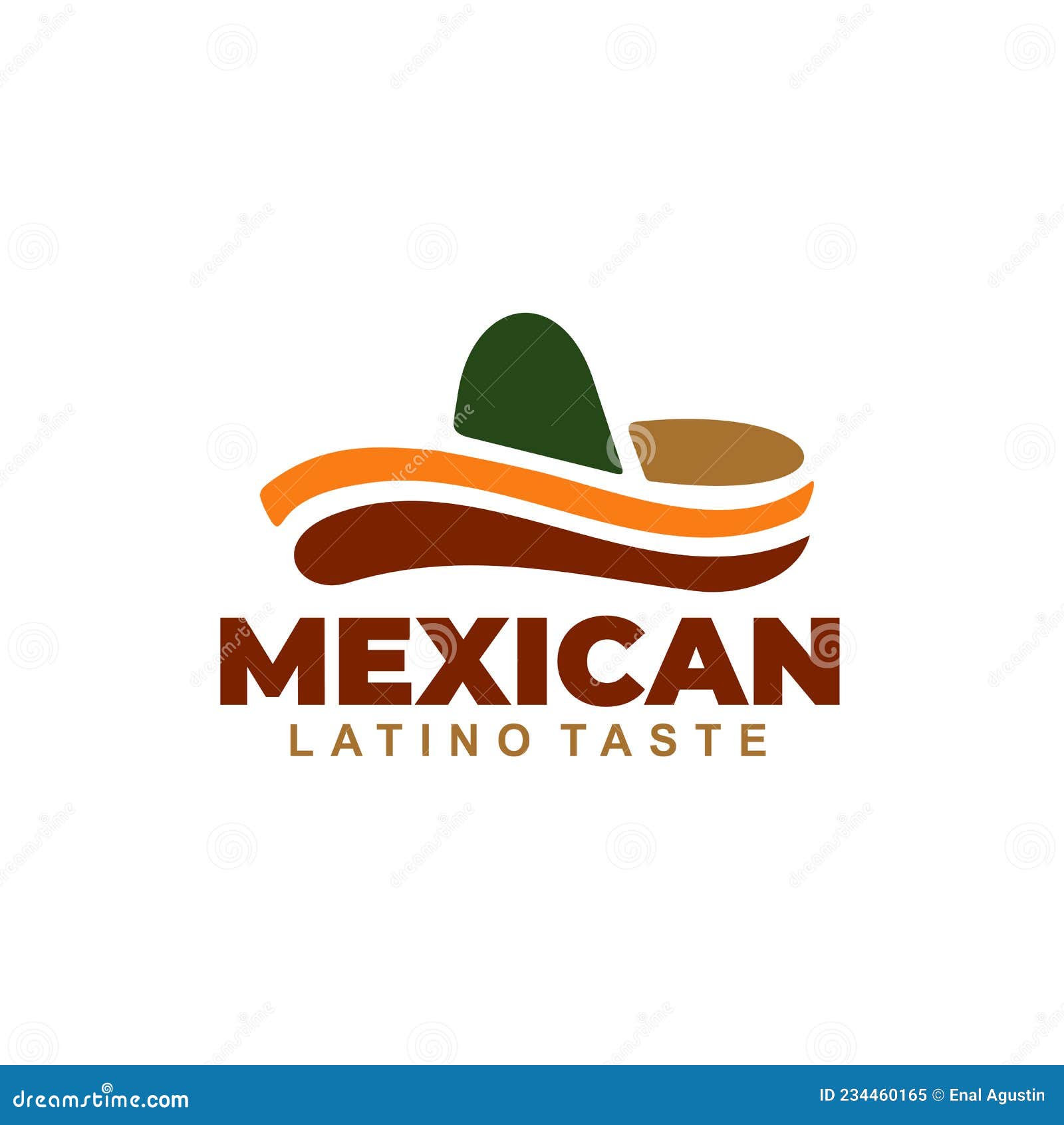 Mexican Restaurant or Fashion Logo Design Stock Vector - Illustration ...